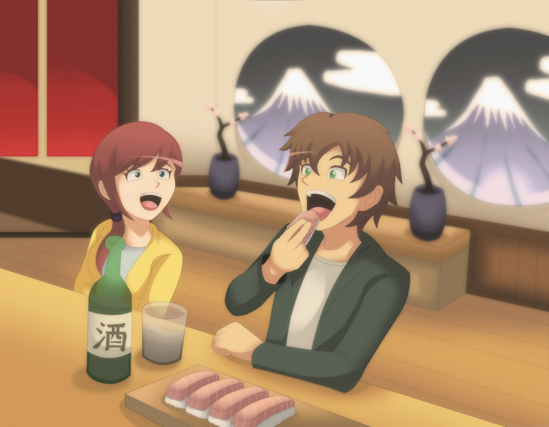 ArtStation - Sushi Night