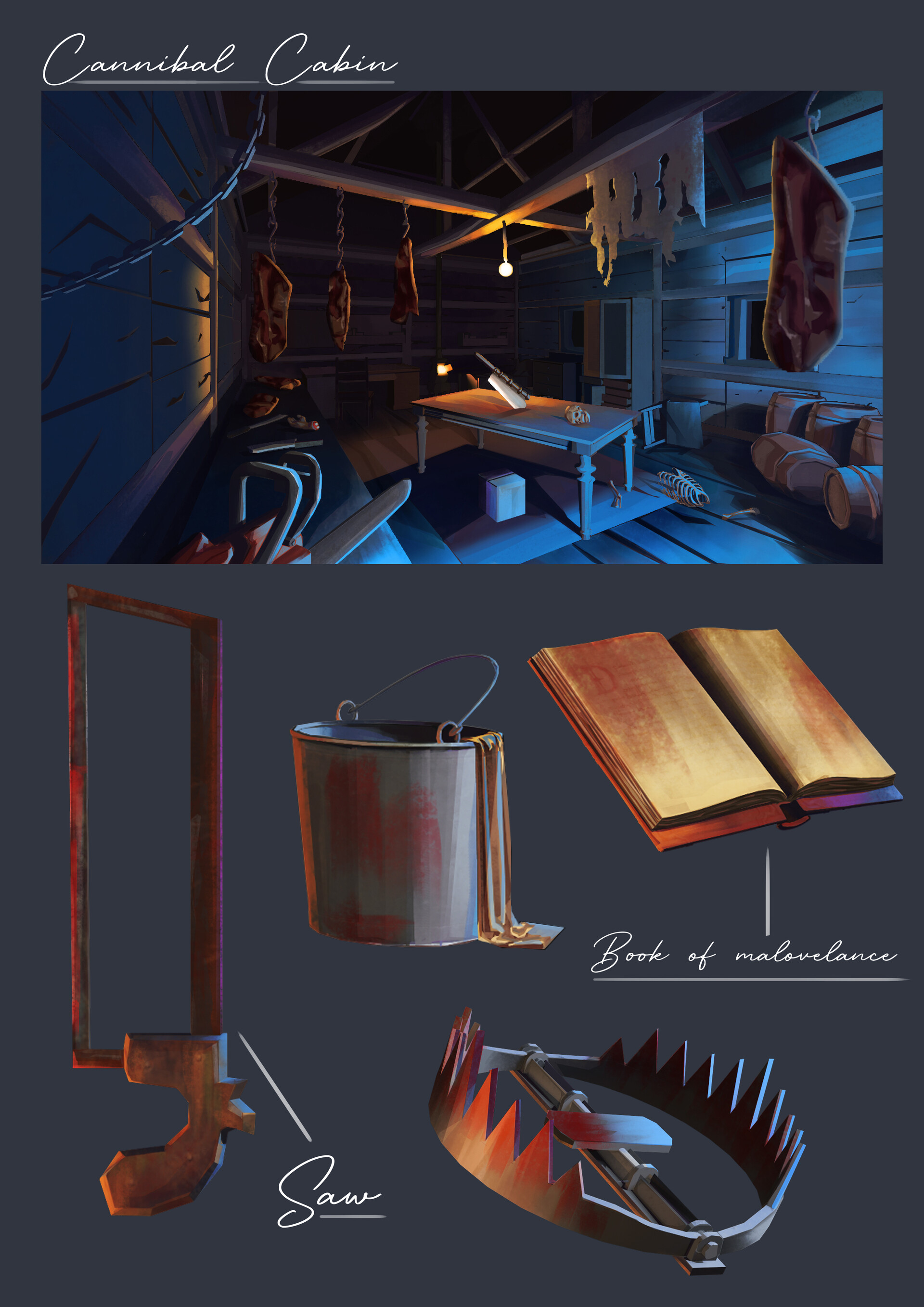 ArtStation - Cannibal Cabin