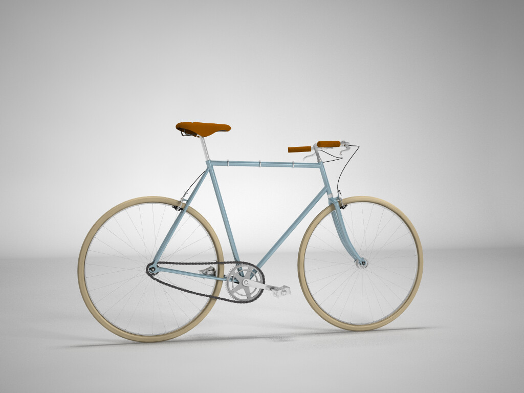 ArtStation - Retro City Bicycle