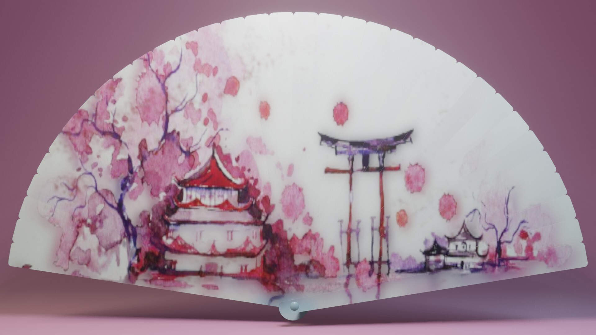 ArtStation - Wooden Fan