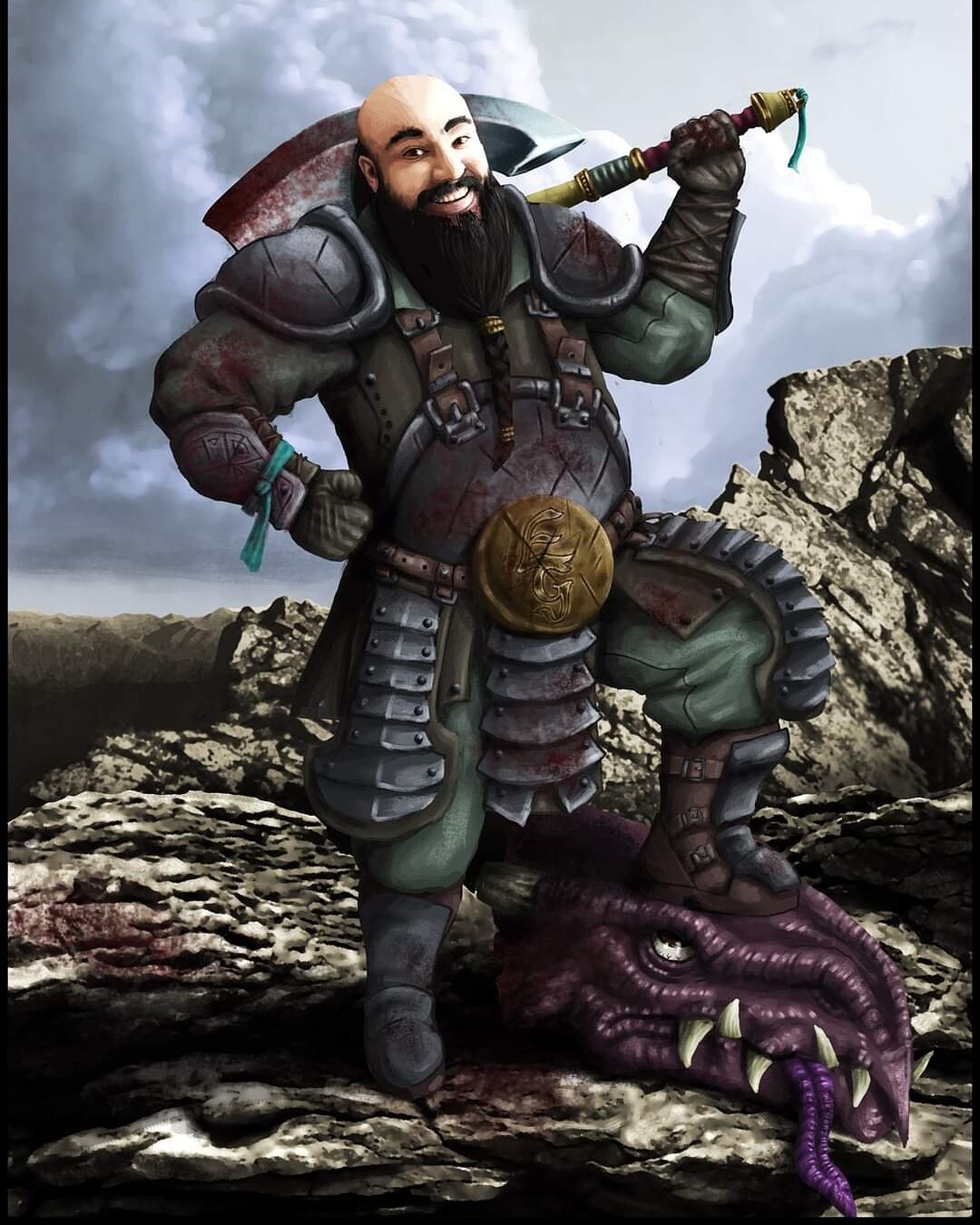 ArtStation - Me, the dragon-slayer dwarf