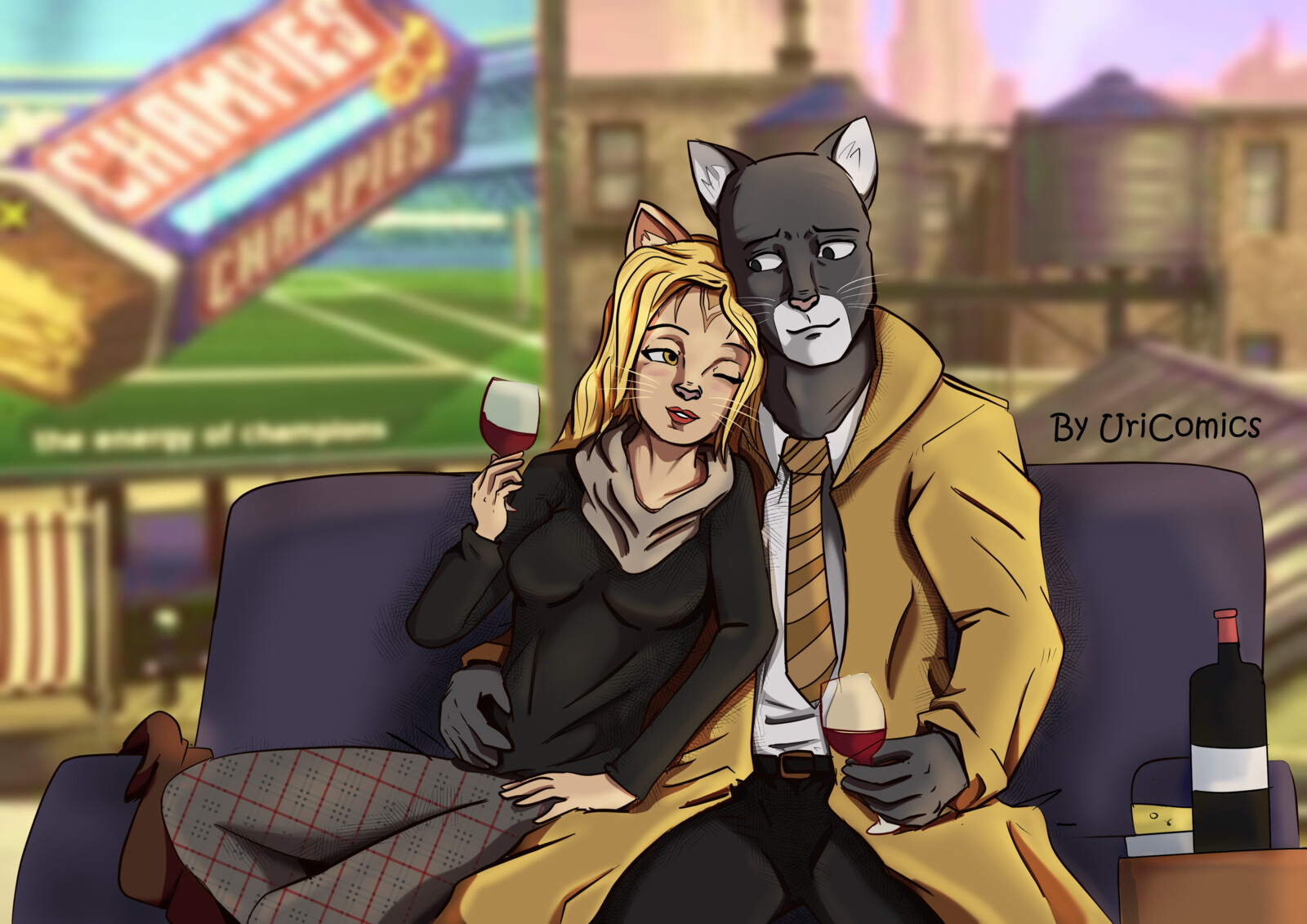 UriComics - Blacksad and Sonia Dunn
