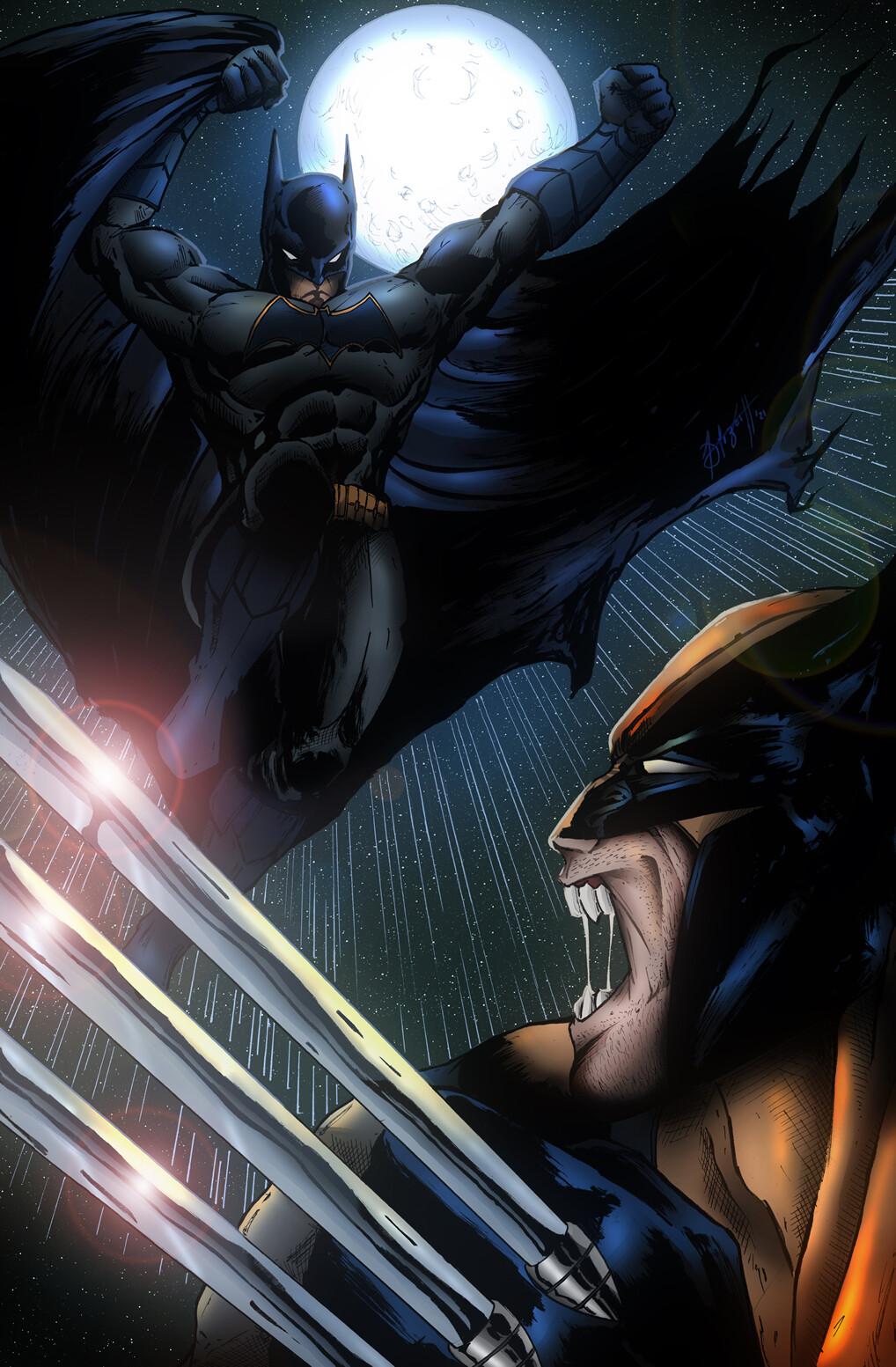 Batman Vs Wolverine Comic