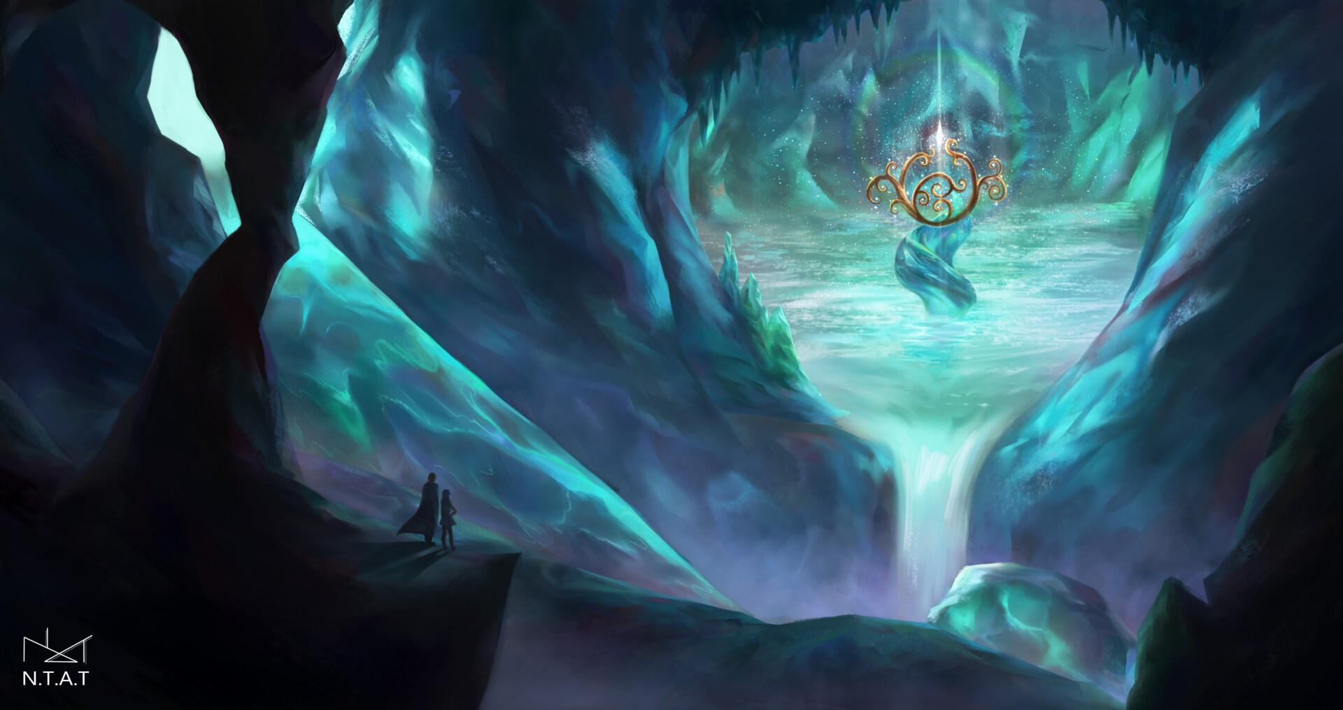 ArtStation - Elf cave