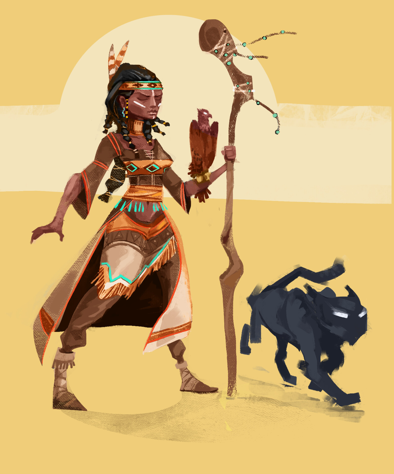 ArtStation - "Dyani The Dreamer"