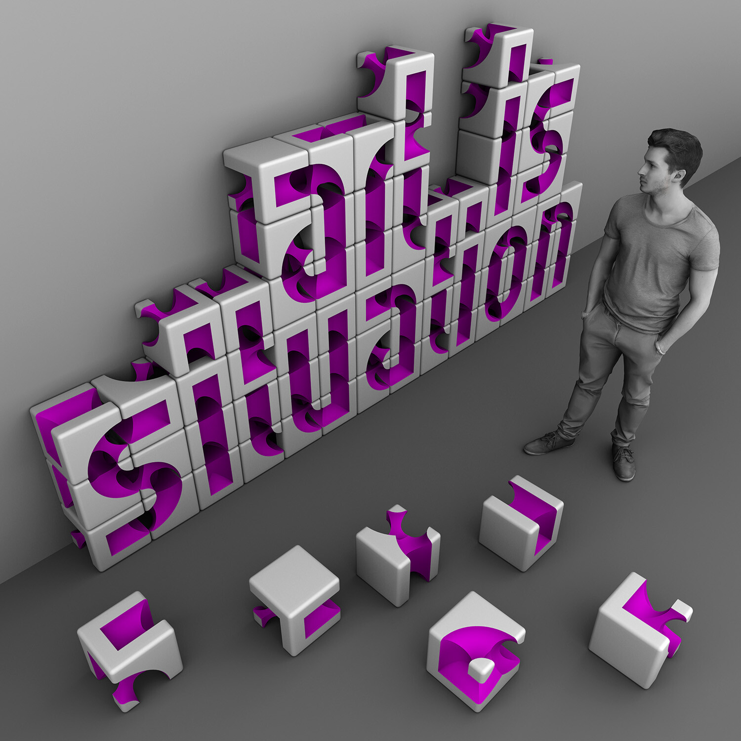 ArtStation - Text Cubes