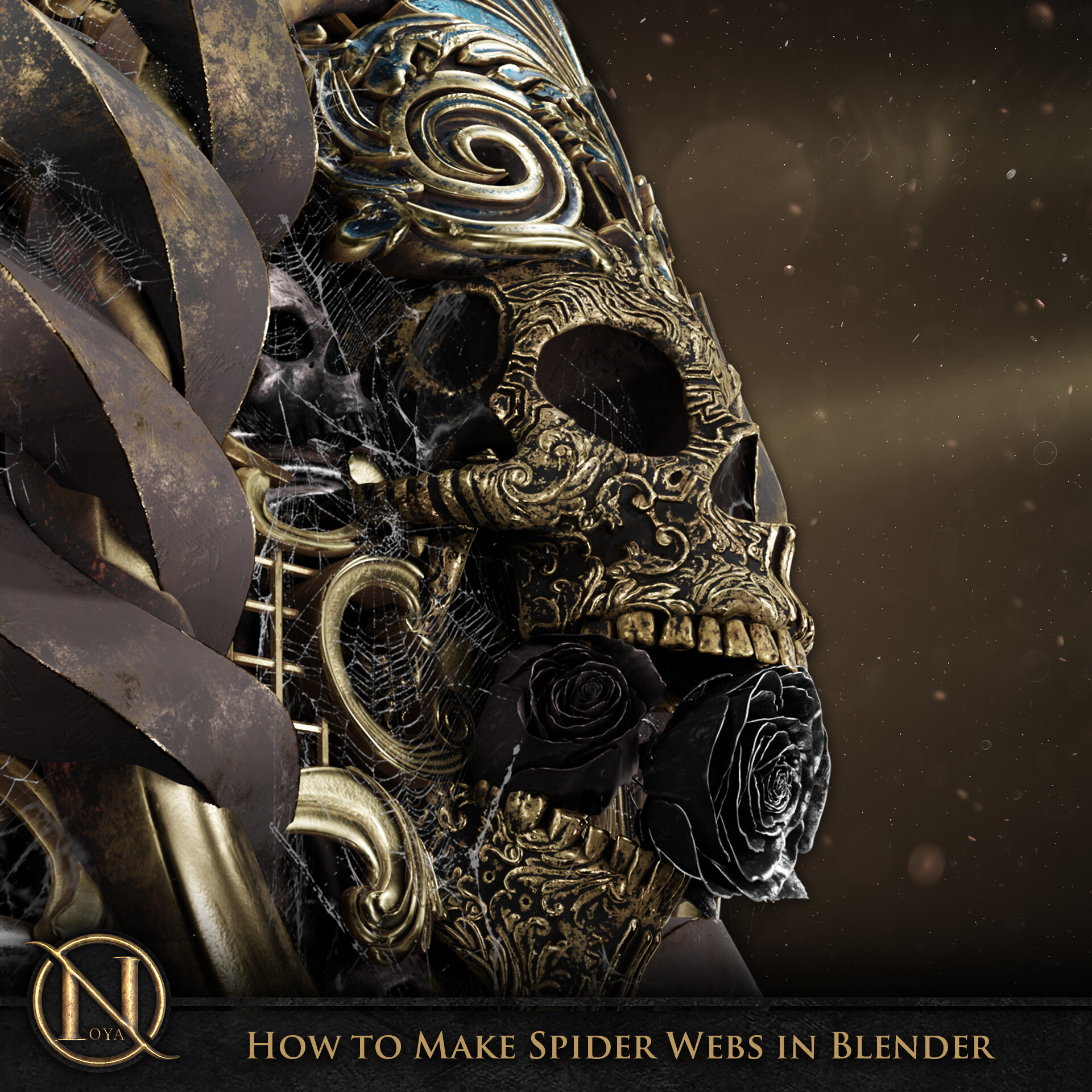 Noya - How to Make Spider Webs in Blender Tutorial