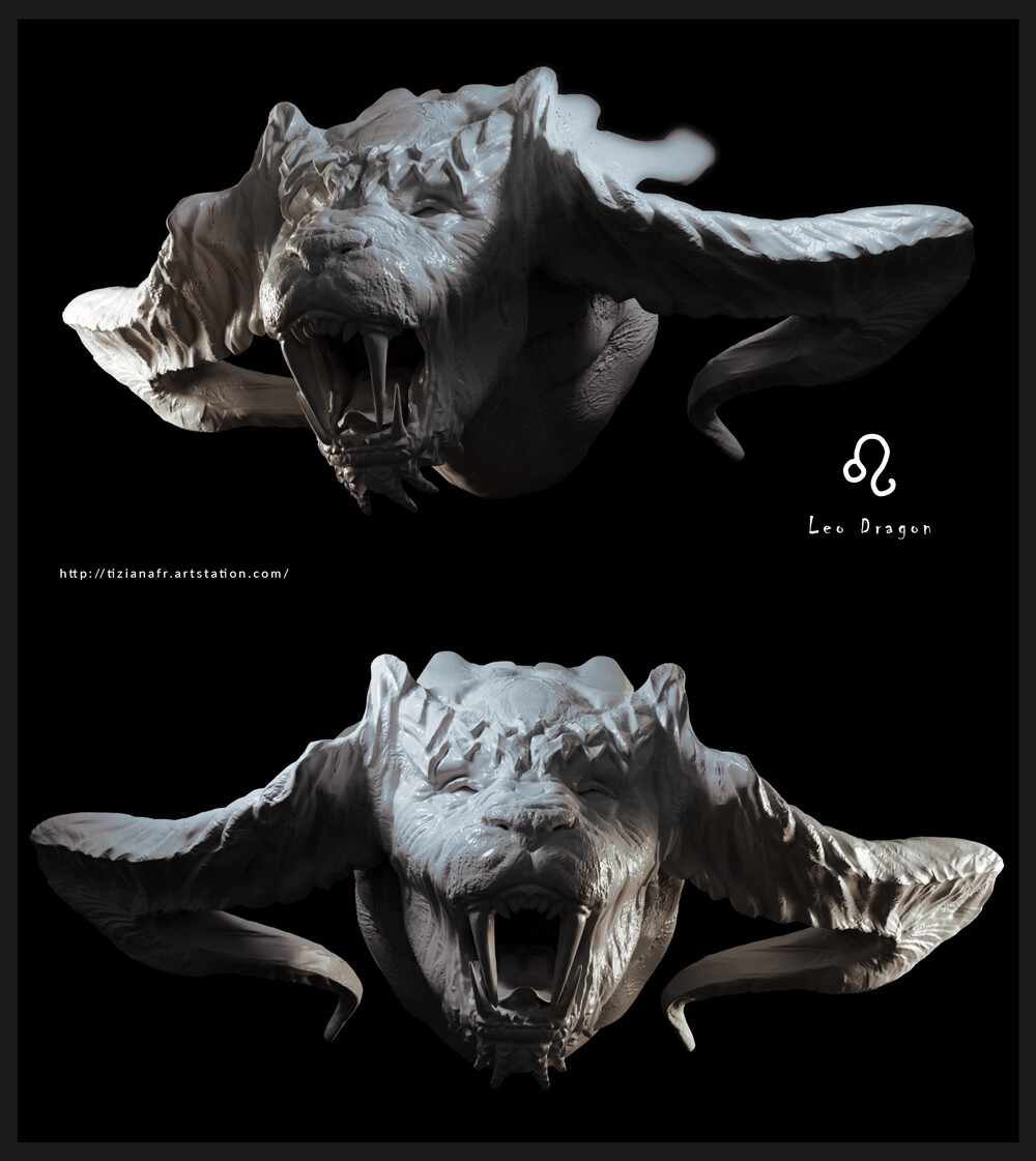 ArtStation - The Zodiac Dragons - Leo Dragon