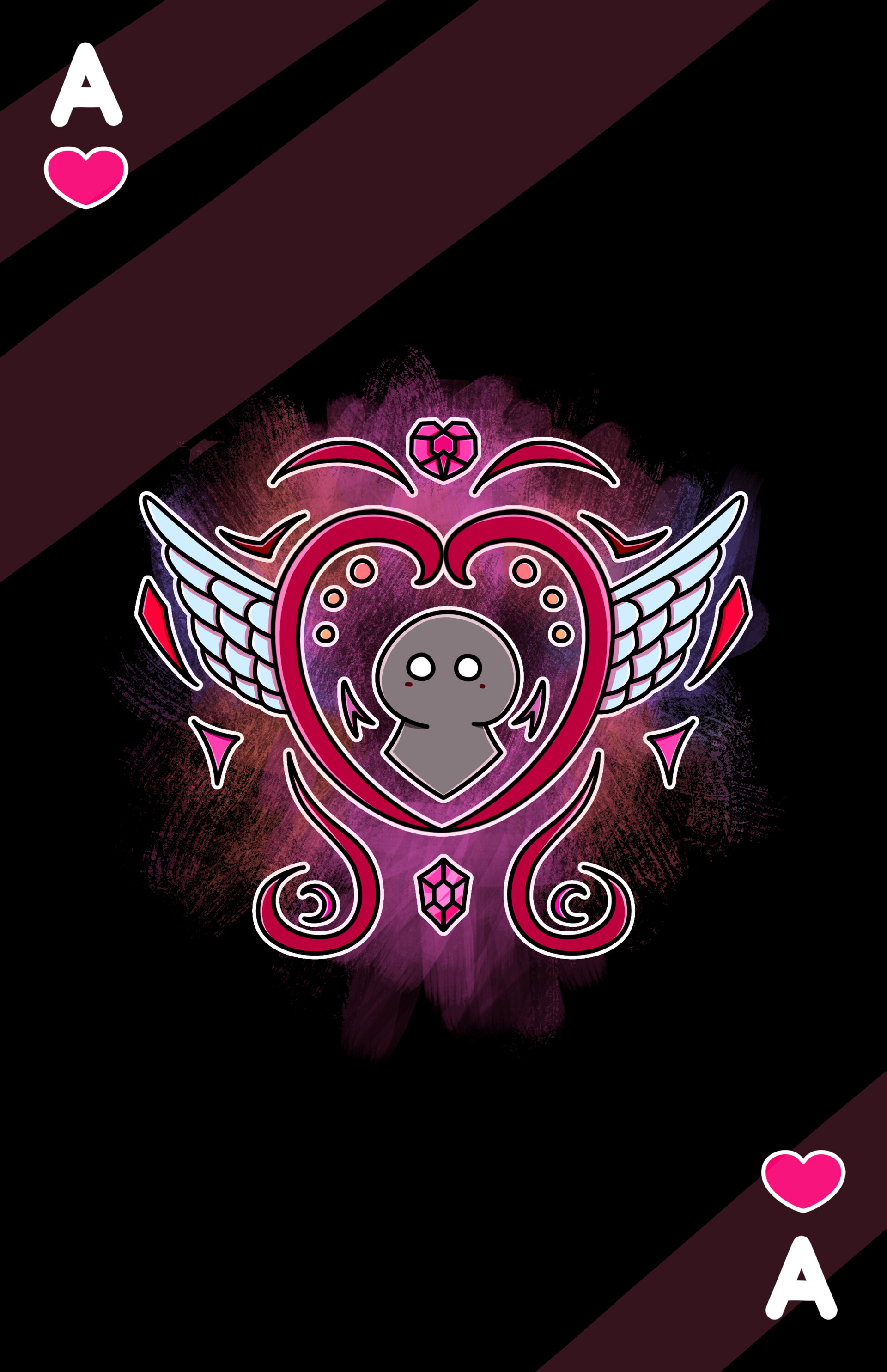 ArtStation - Poker Card Game - Heart Ace