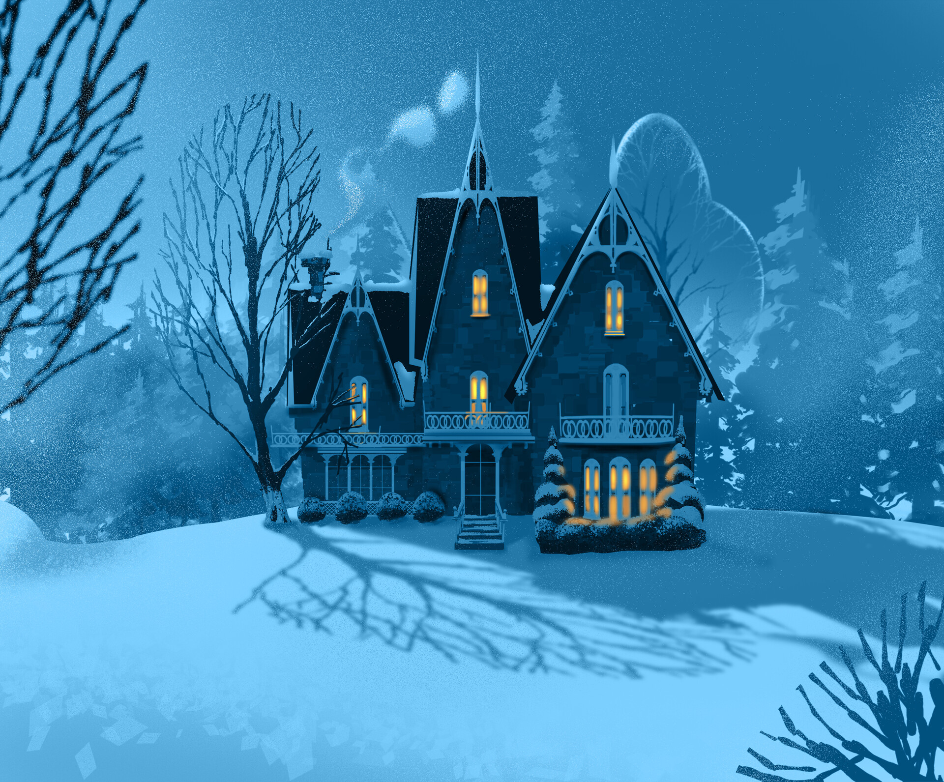 ArtStation - Stylized house