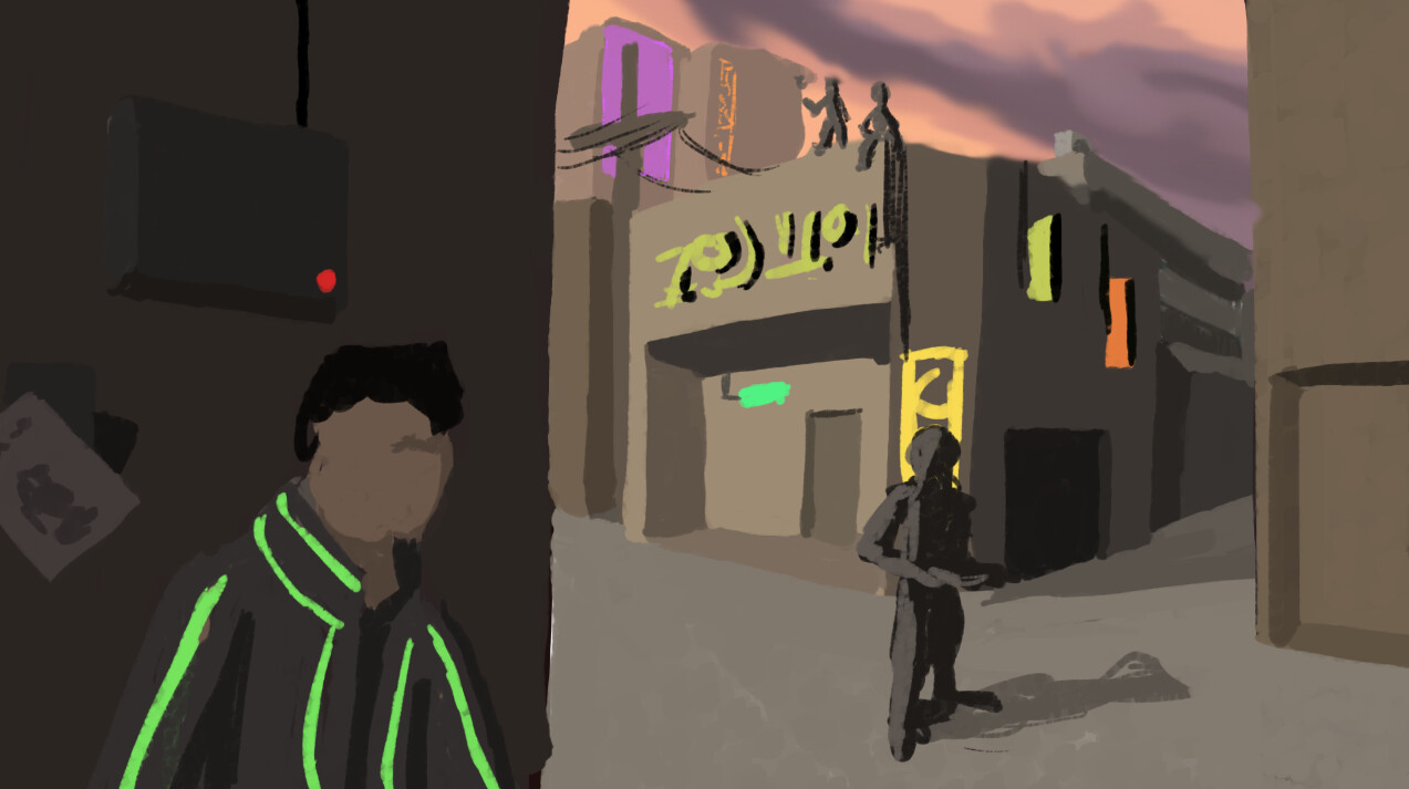 Mark Kappen - Concept art Dystopian City