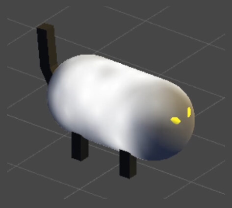 ArtStation - Catsule the placeholder cat