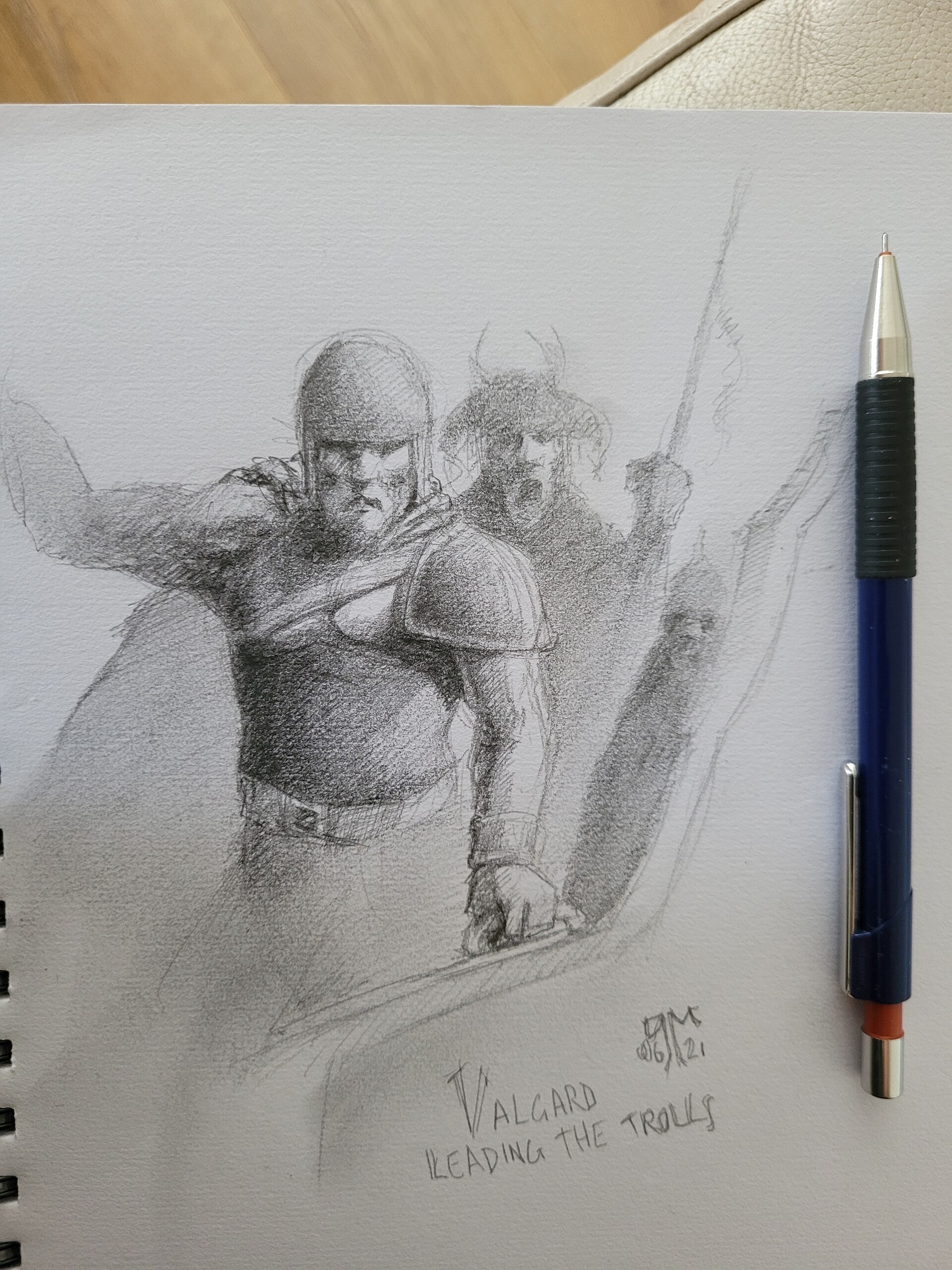 ArtStation - study for a Valgard painting