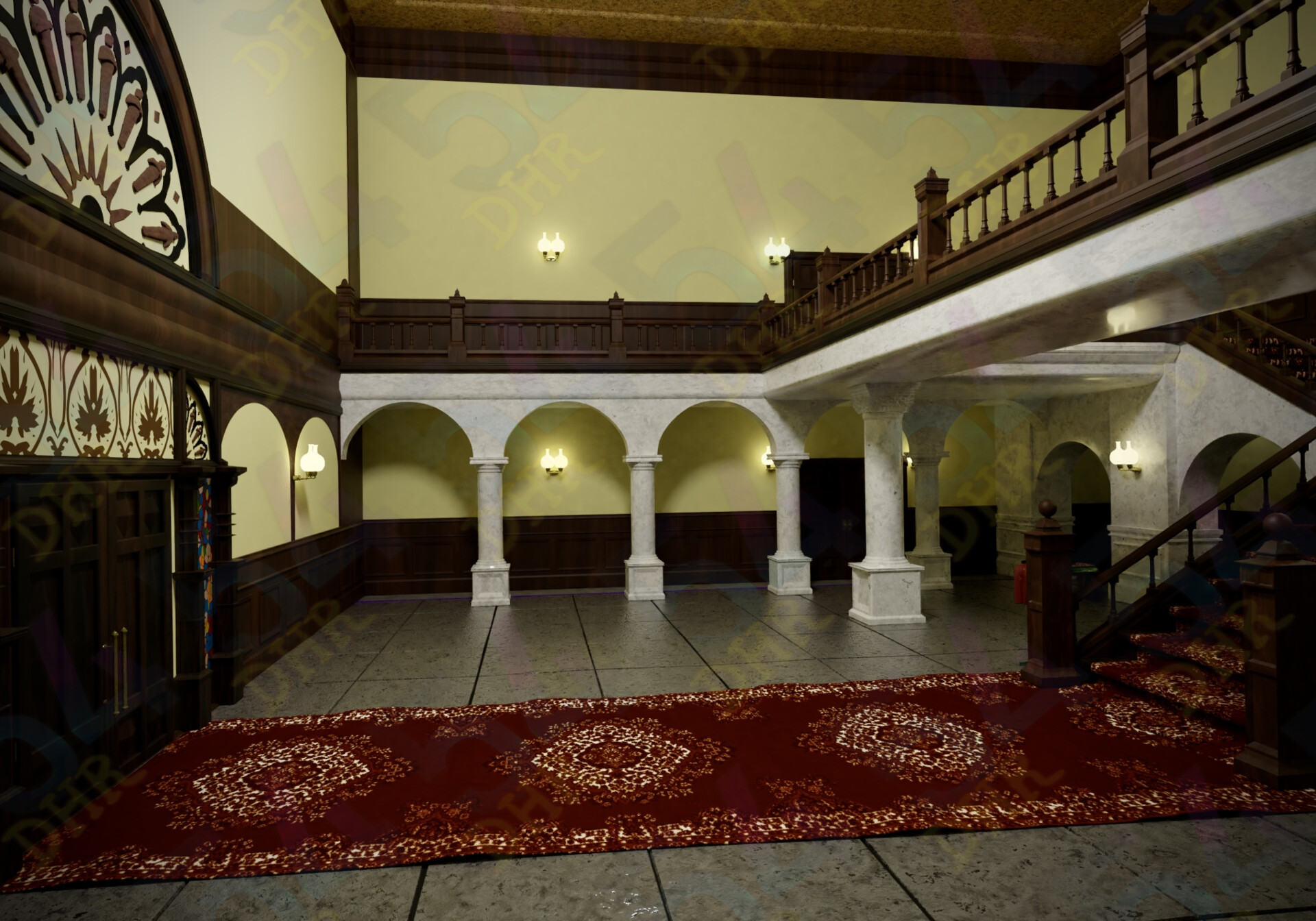 DHR54 - Spencer Mansion #1 Main Hall (Re:created)