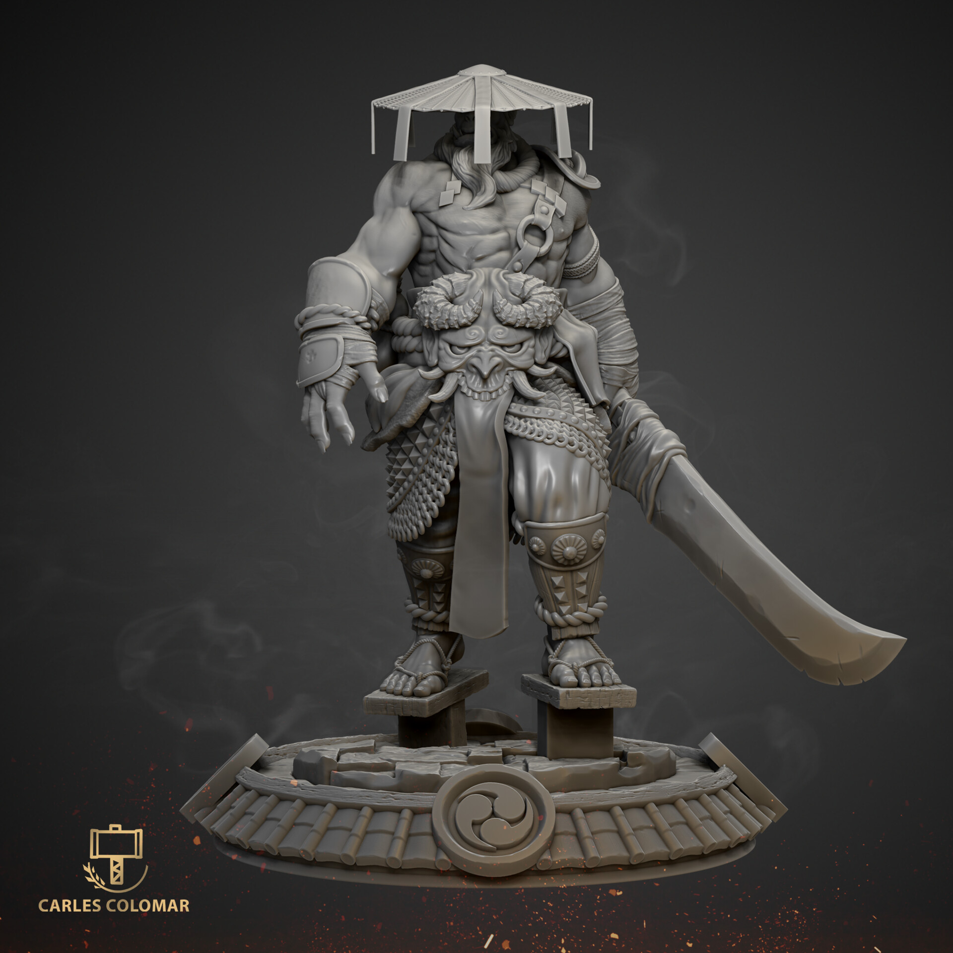 ArtStation - Demon Hunter Figure by Carles Colomar