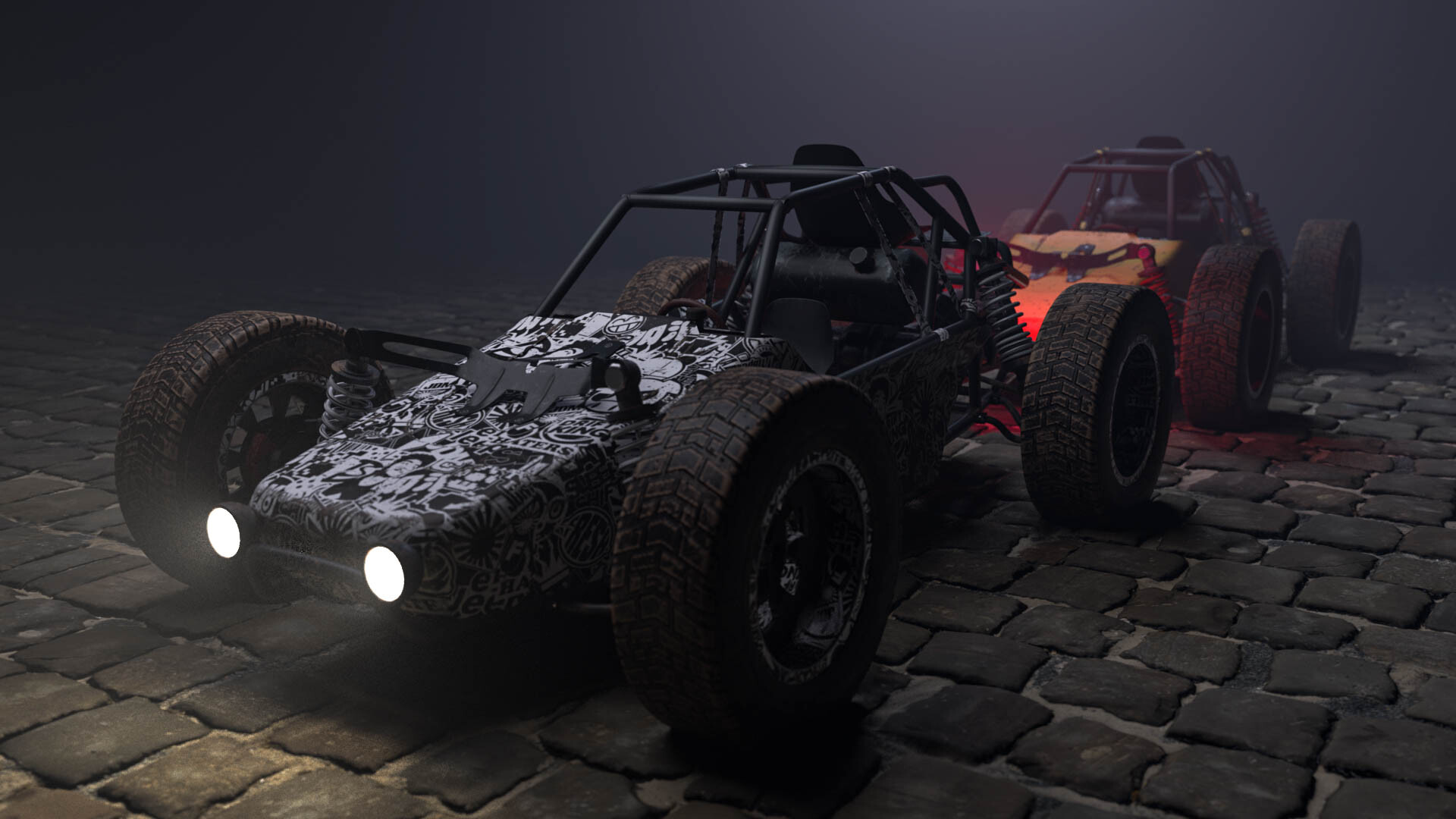 ArtStation - pubg buggy model