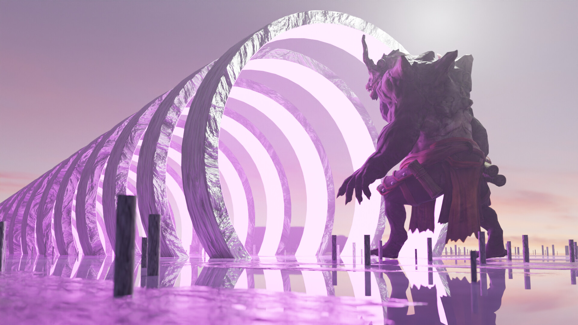 ArtStation - monster @ gate