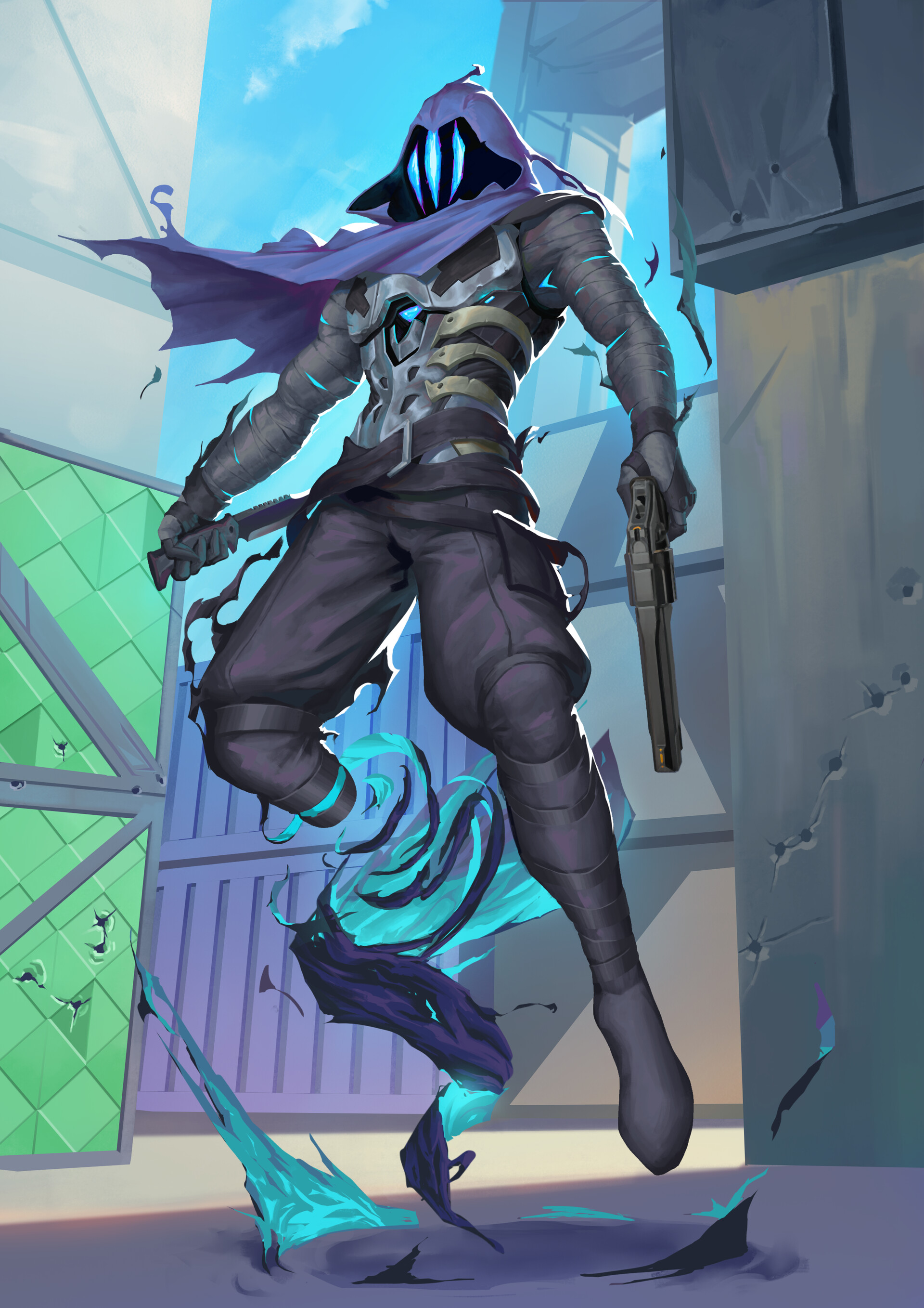 Artstation Valorant Fanart Omen ๐ป