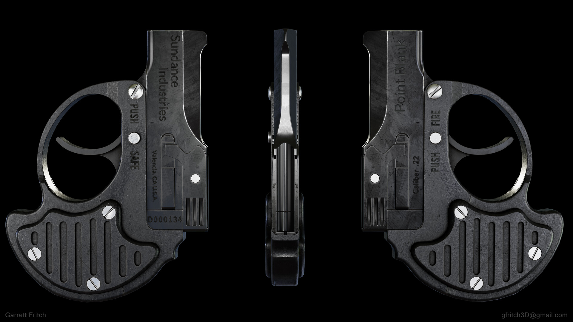 Garrett Fritch - Sundance Industries Derringer 22LR Point Blank