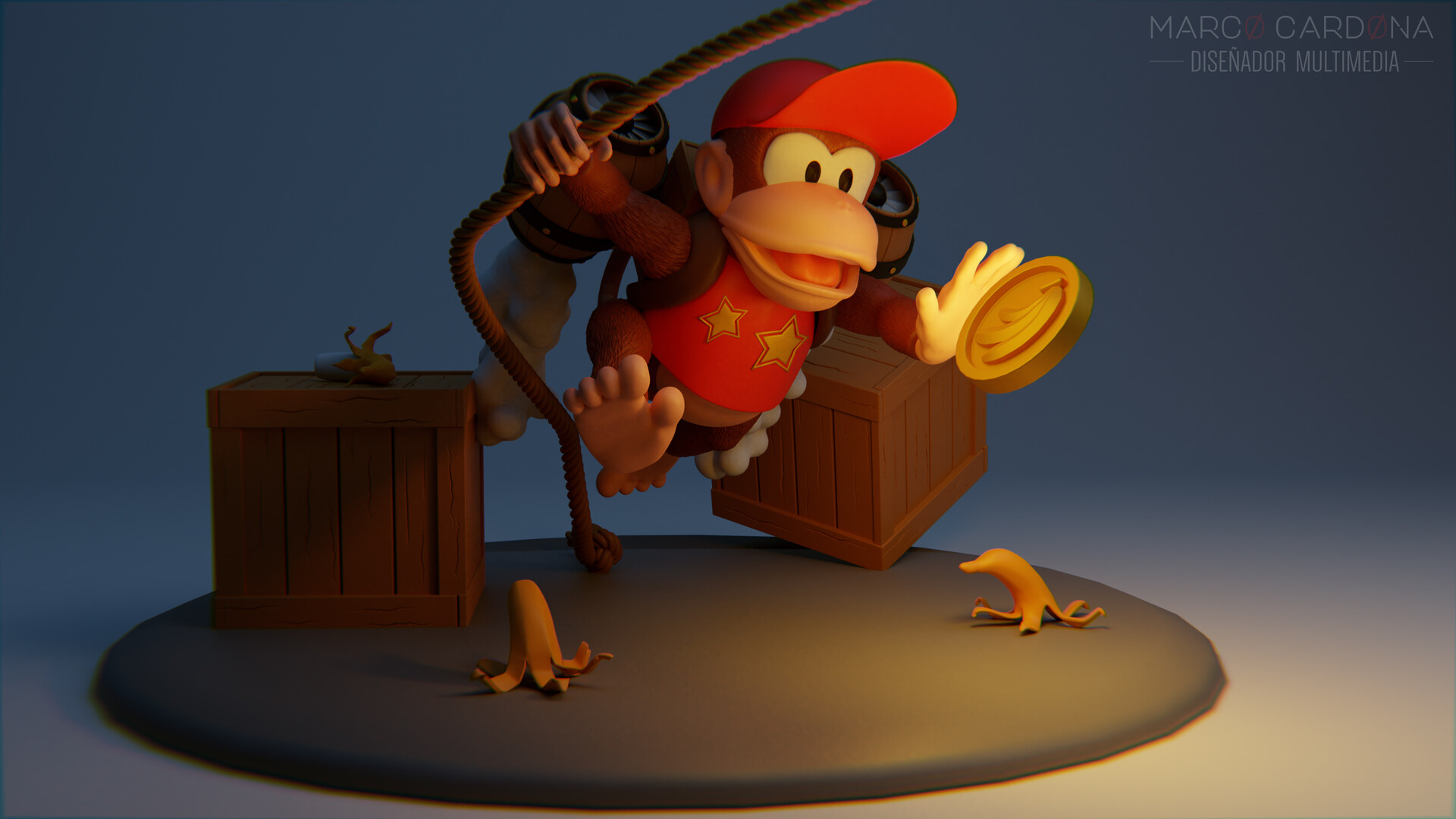 ArtStation - DIDDY KONG