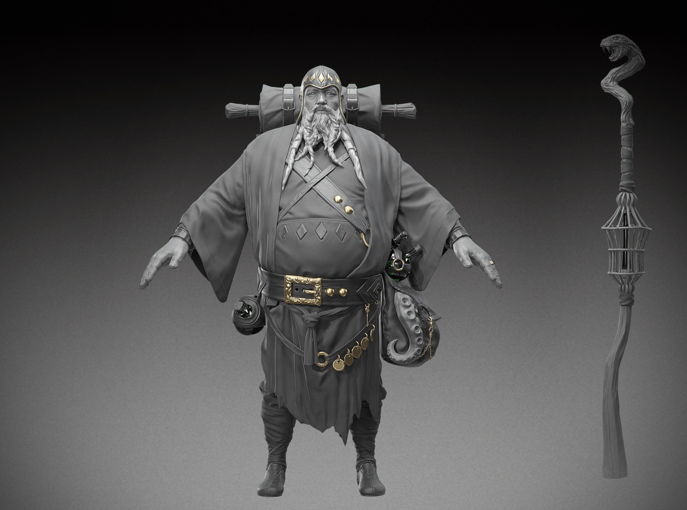 ABOUTCG - 游戏角色线下班第8、9期 成同学作品