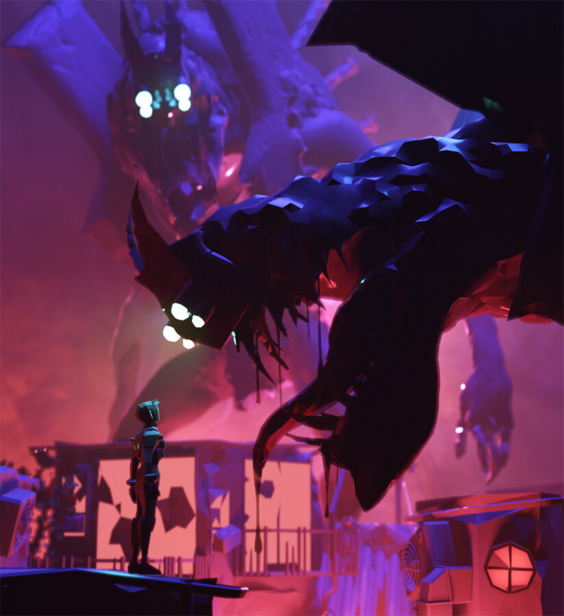 ArtStation - EVA 02 Beast Mode Study