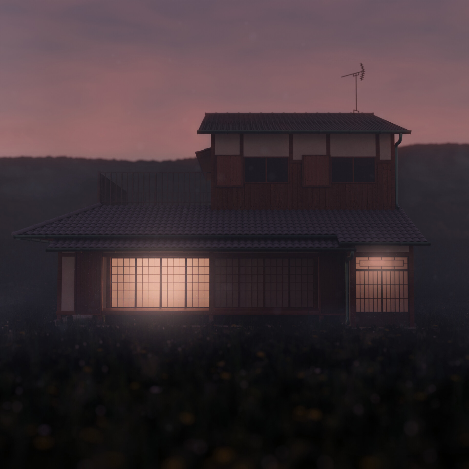 ArtStation - Shigure House from Fruits Busket