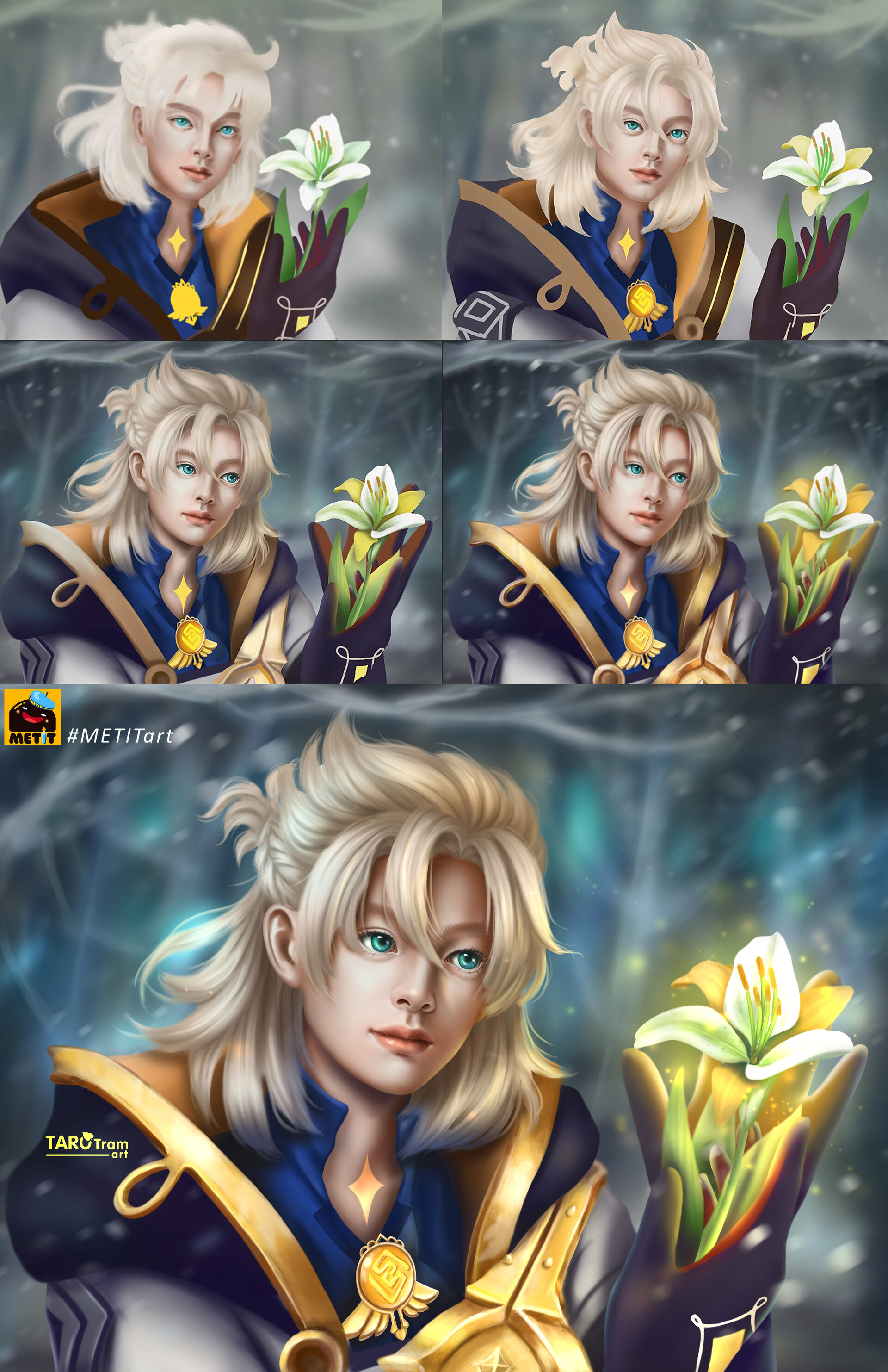 Taro Tram - Albedo Genshin Impact -Fanart