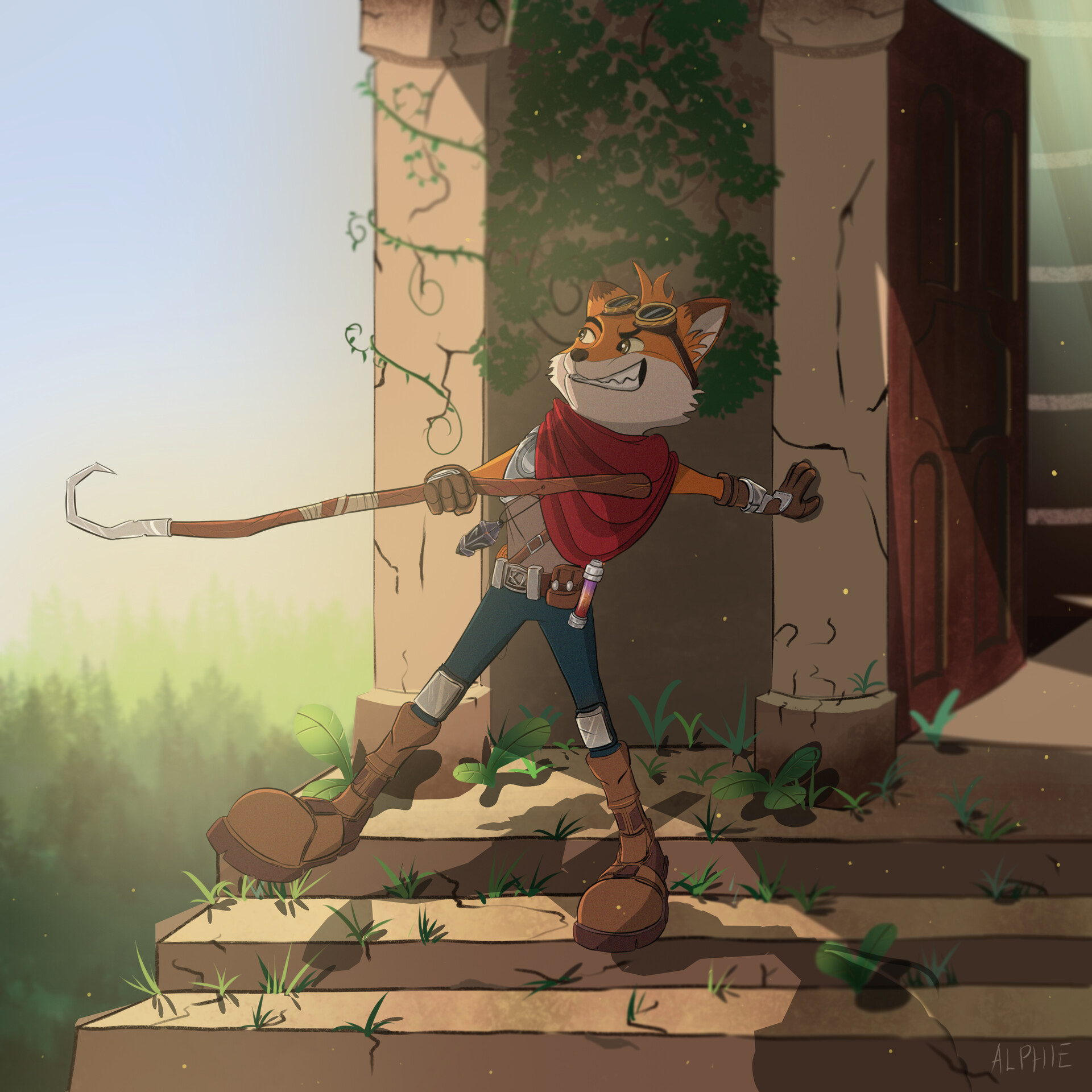 ArtStation - Fox adventurer