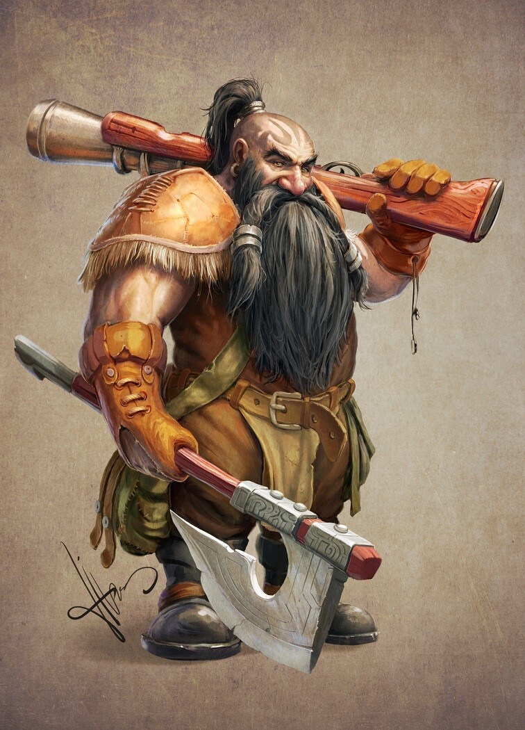 ArtStation - My first WoW character