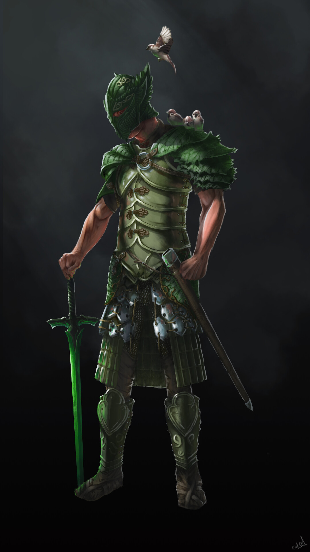 ArtStation - The Elven Guard of the Seasons Forest