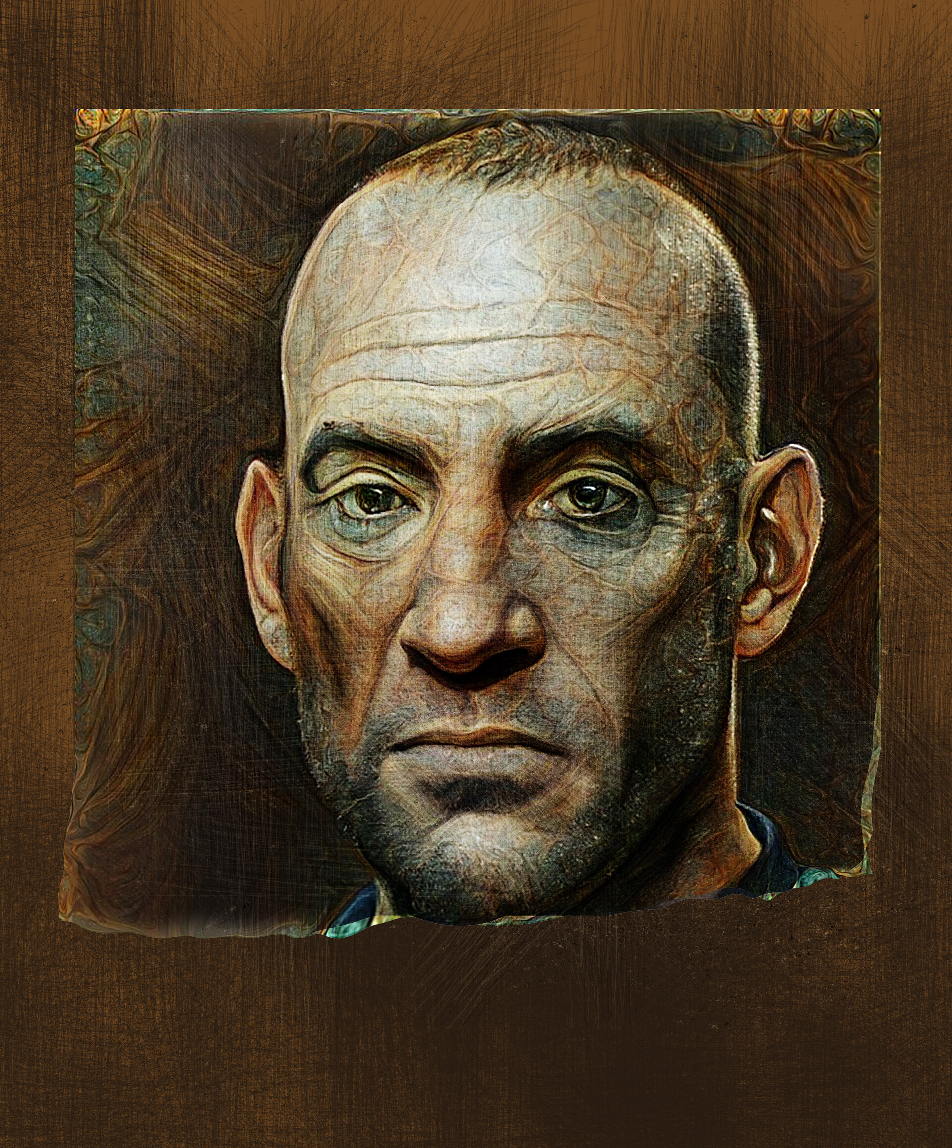 ArtStation - Tattered portrait