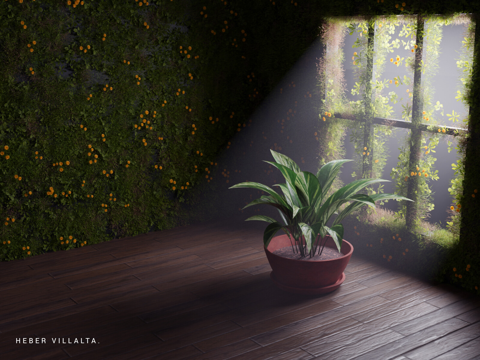 ArtStation - Light through the window