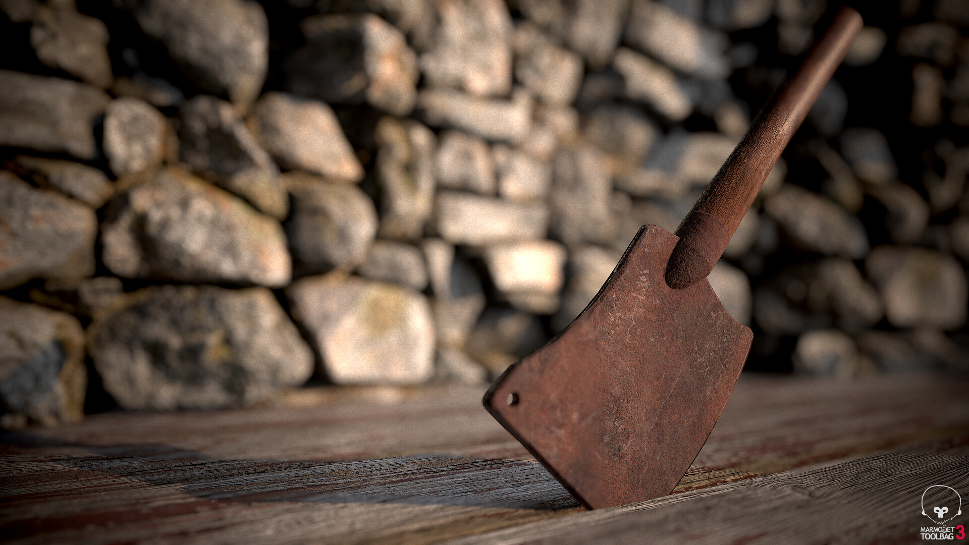 ArtStation - Old rusty meat cleaver