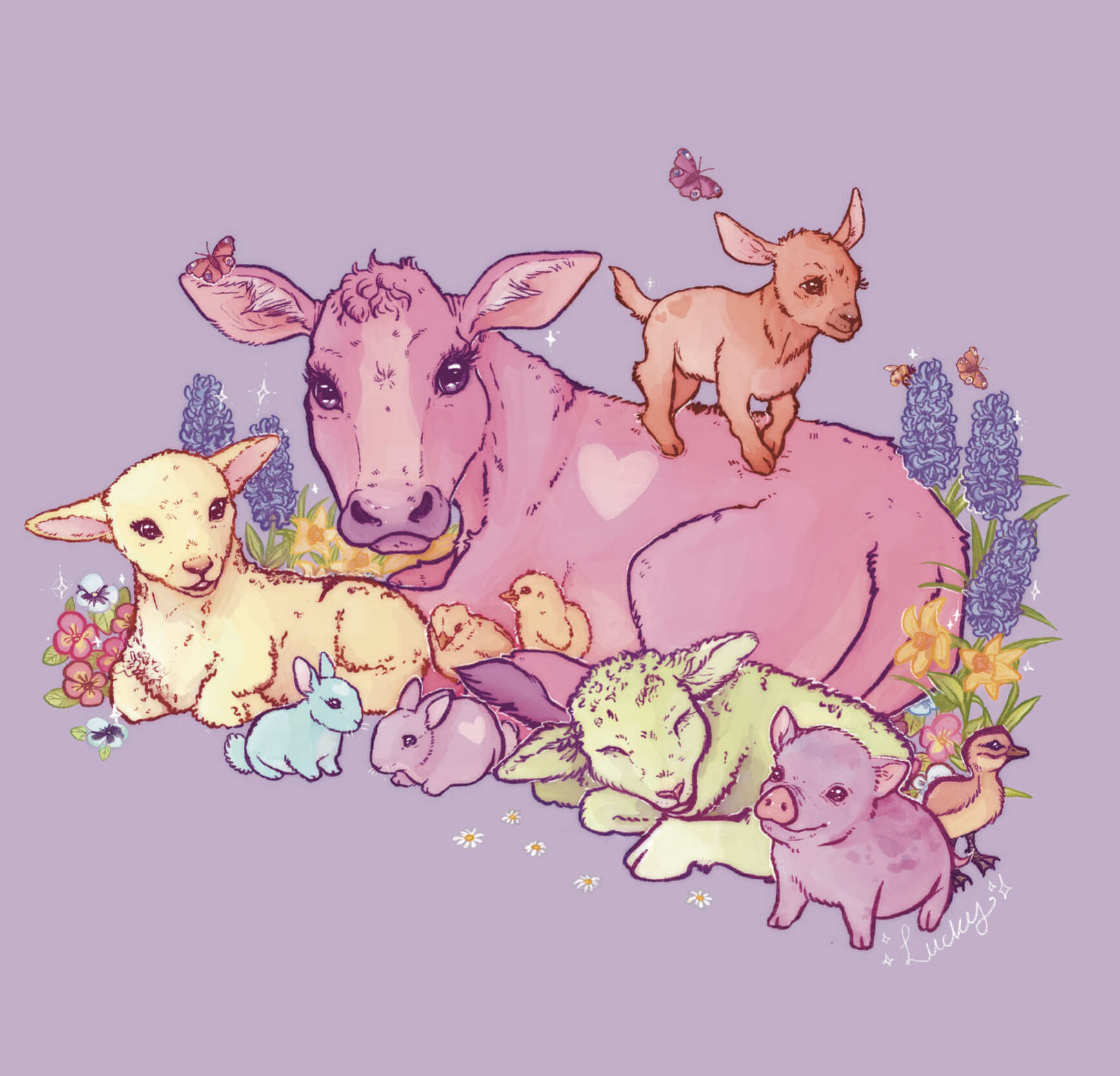 ArtStation - Spring Babies