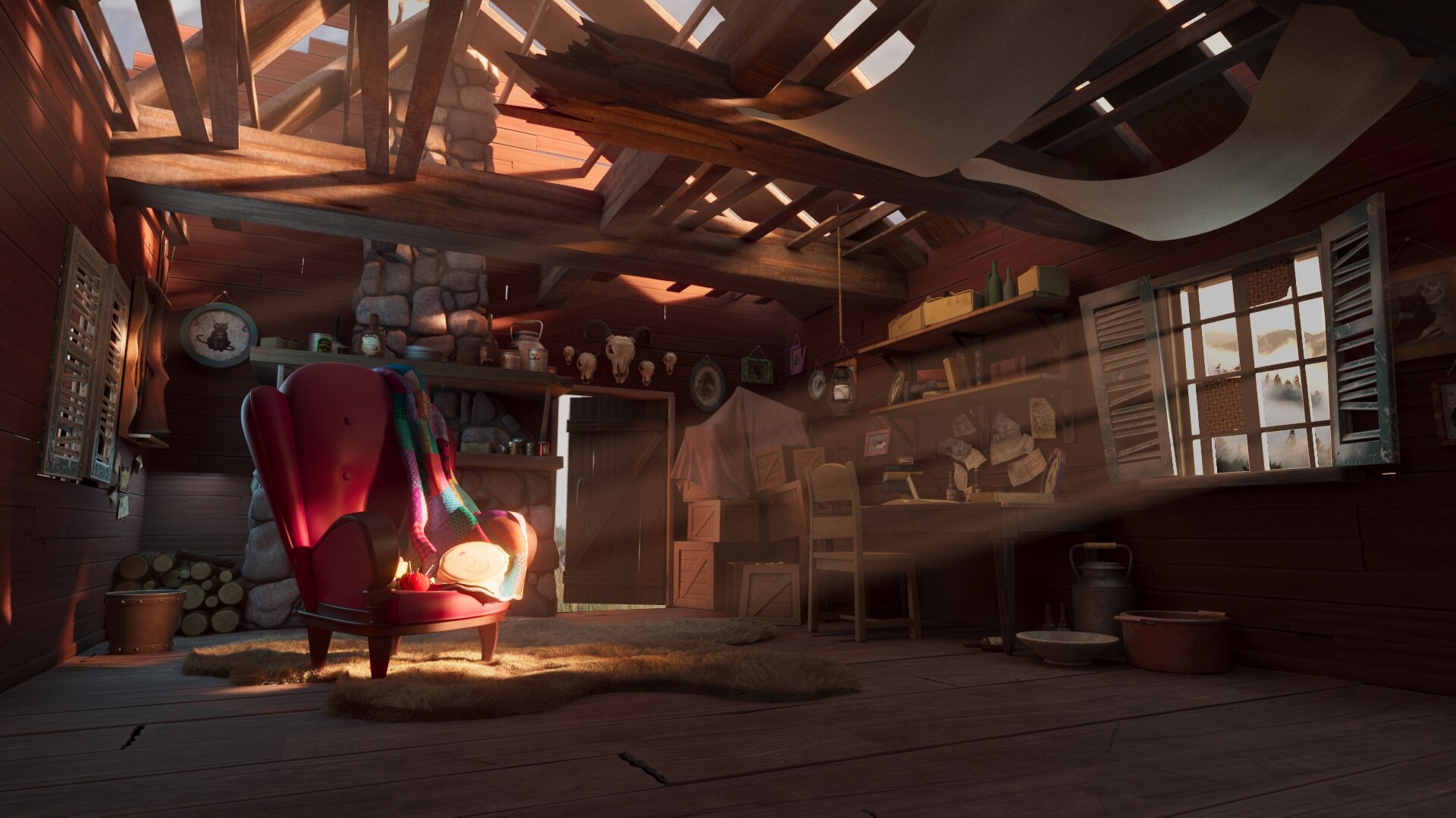 ArtStation - Pixar Cabin