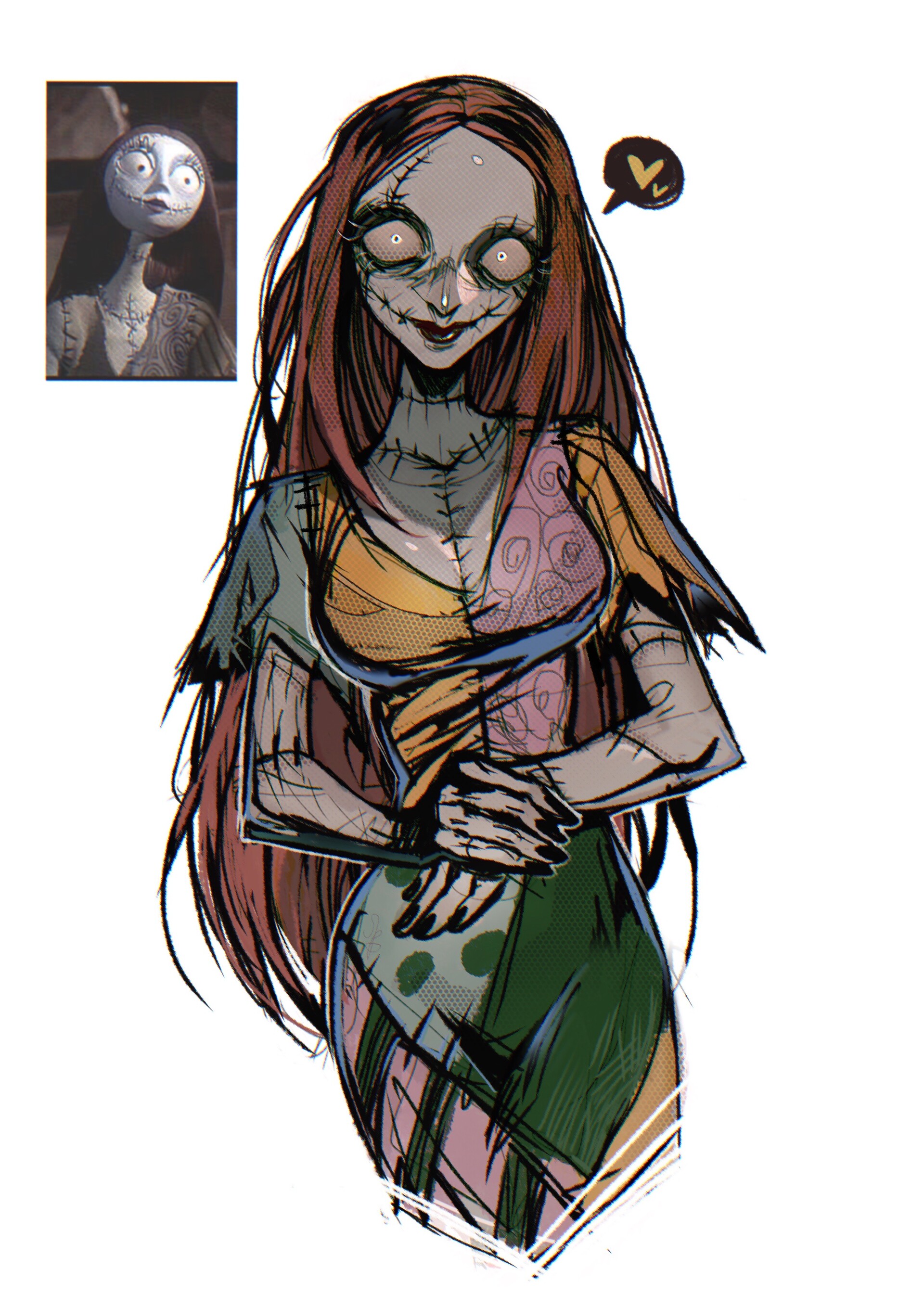 ArtStation - Sally (the nightmare before christmas)