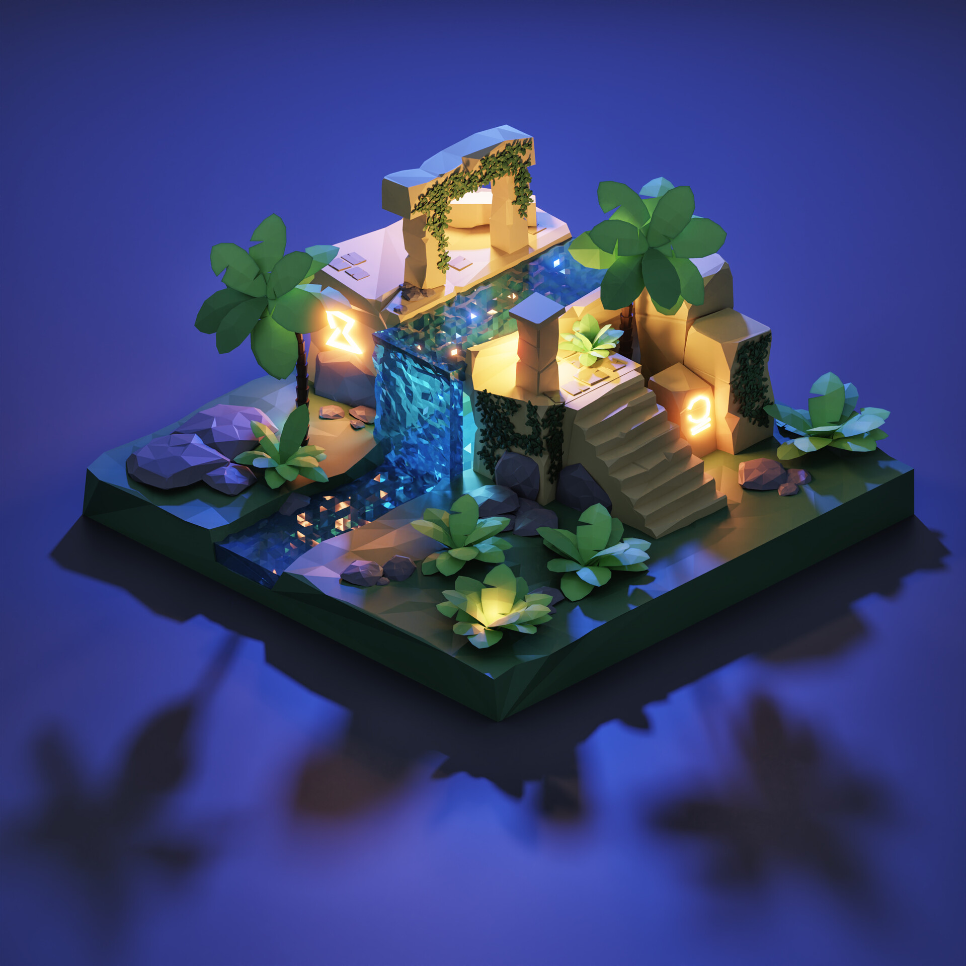 ArtStation - lowpoly blender