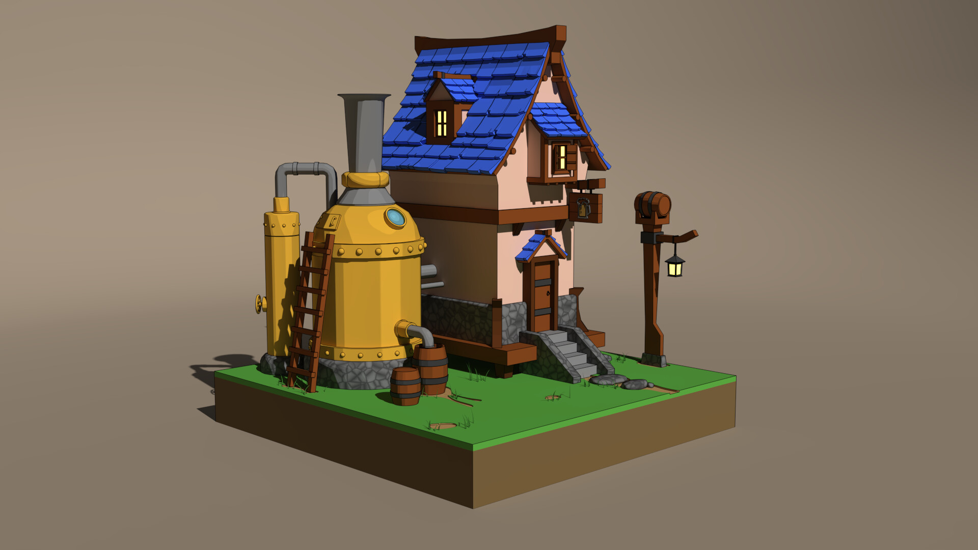 ArtStation - Cartoon Tavern