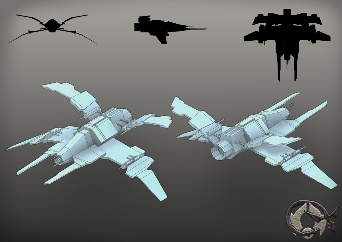 ArtStation - Koros Spaceworks Interceptor