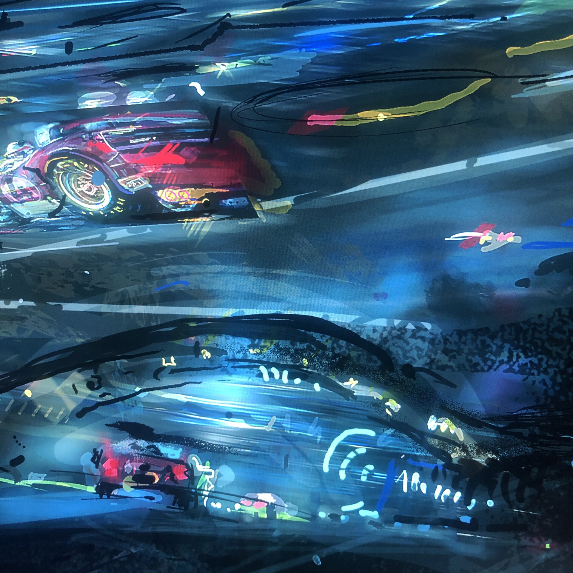 ArtStation - Road Racing with Aliens.