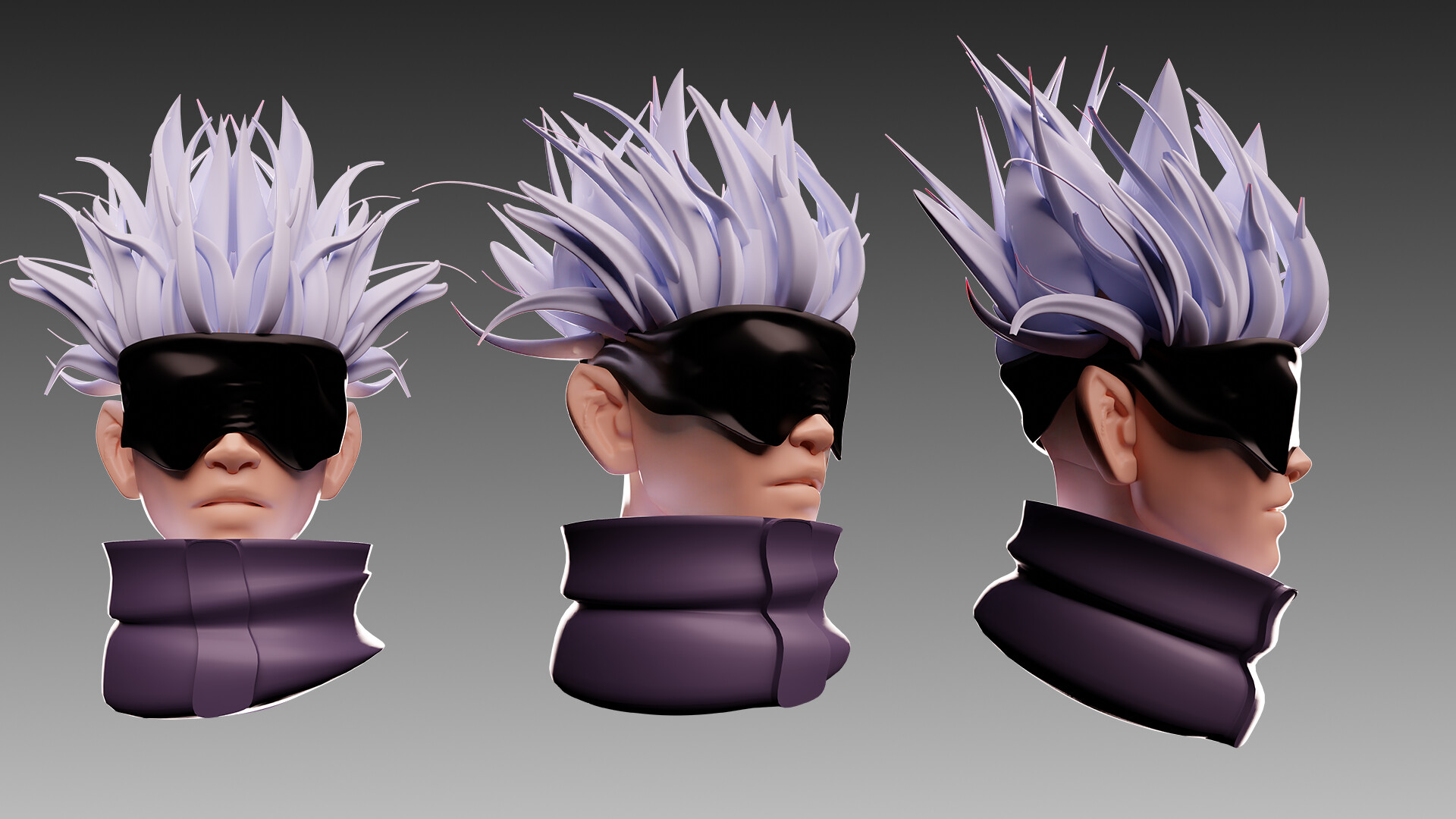 ArtStation - gojo sculpt