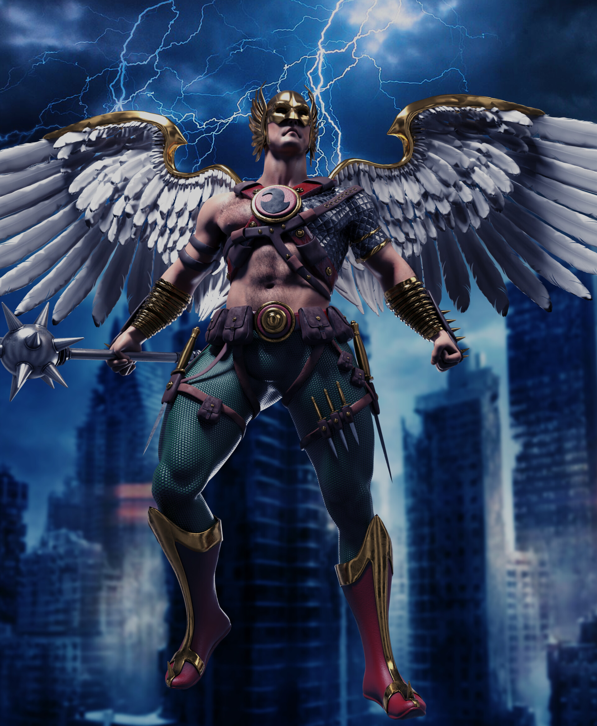 ArtStation - HAWK MAN CONCEPT