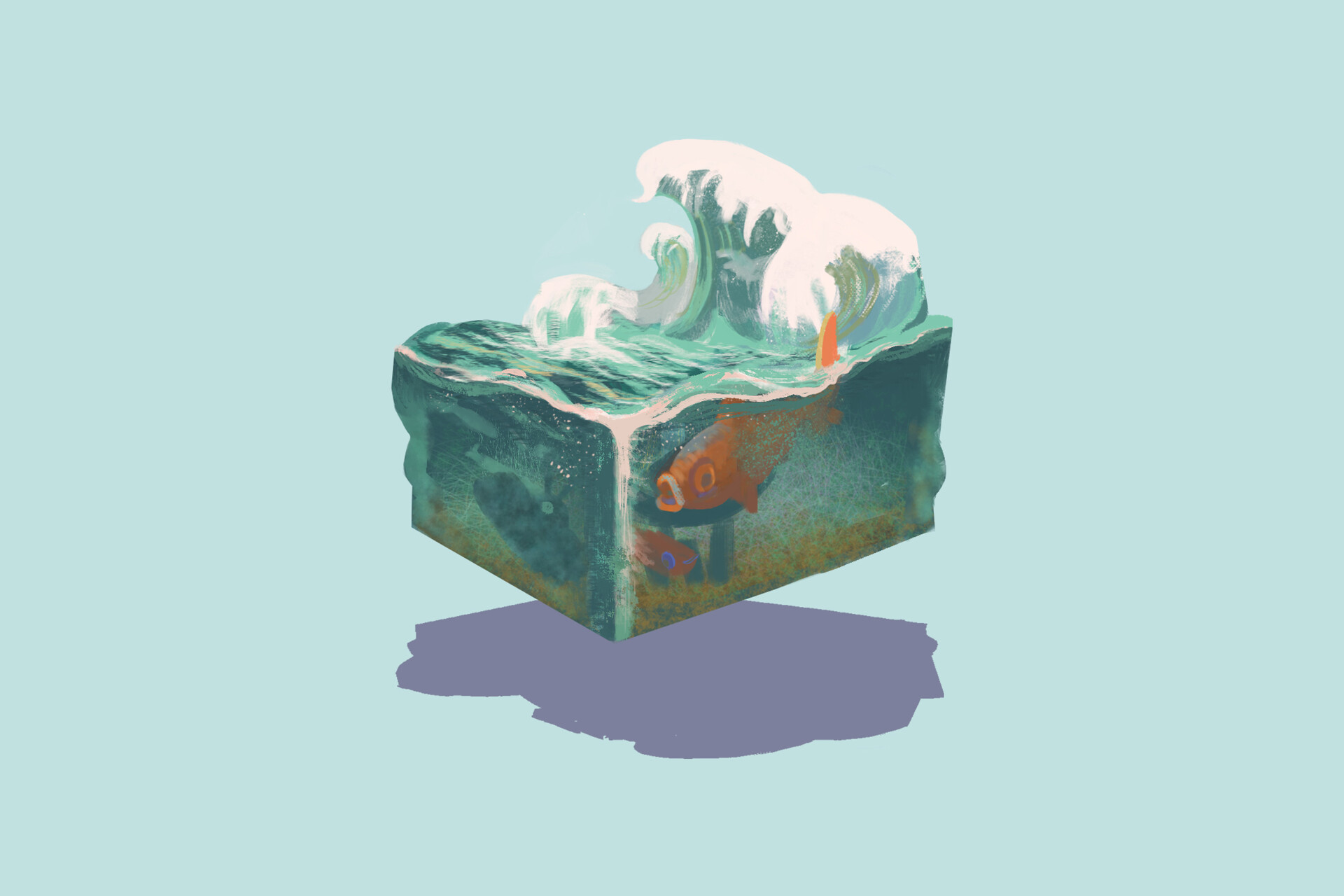 ArtStation - Water cube