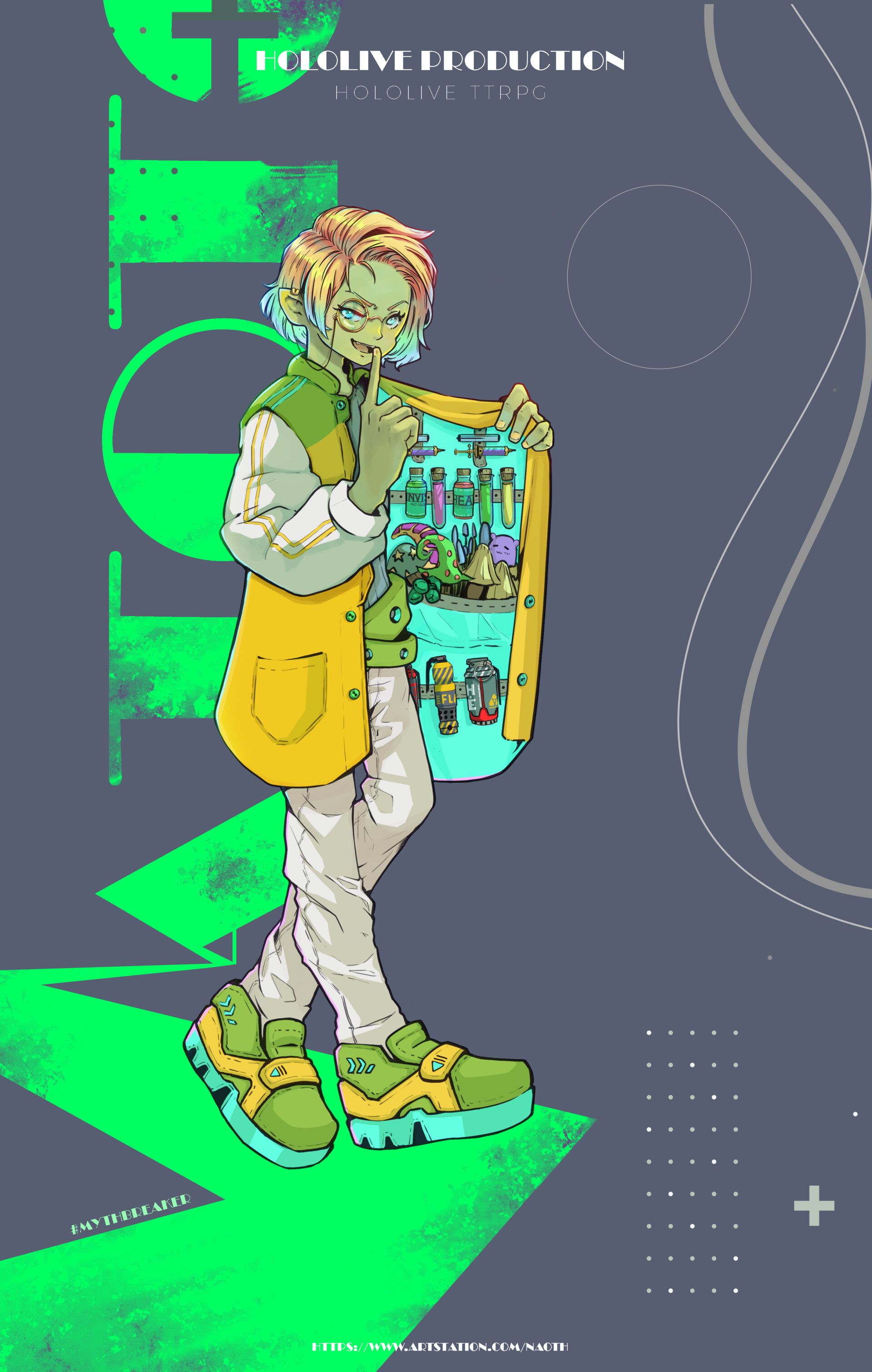 ArtStation - Watoto - Hololive ttrpg - Fanart