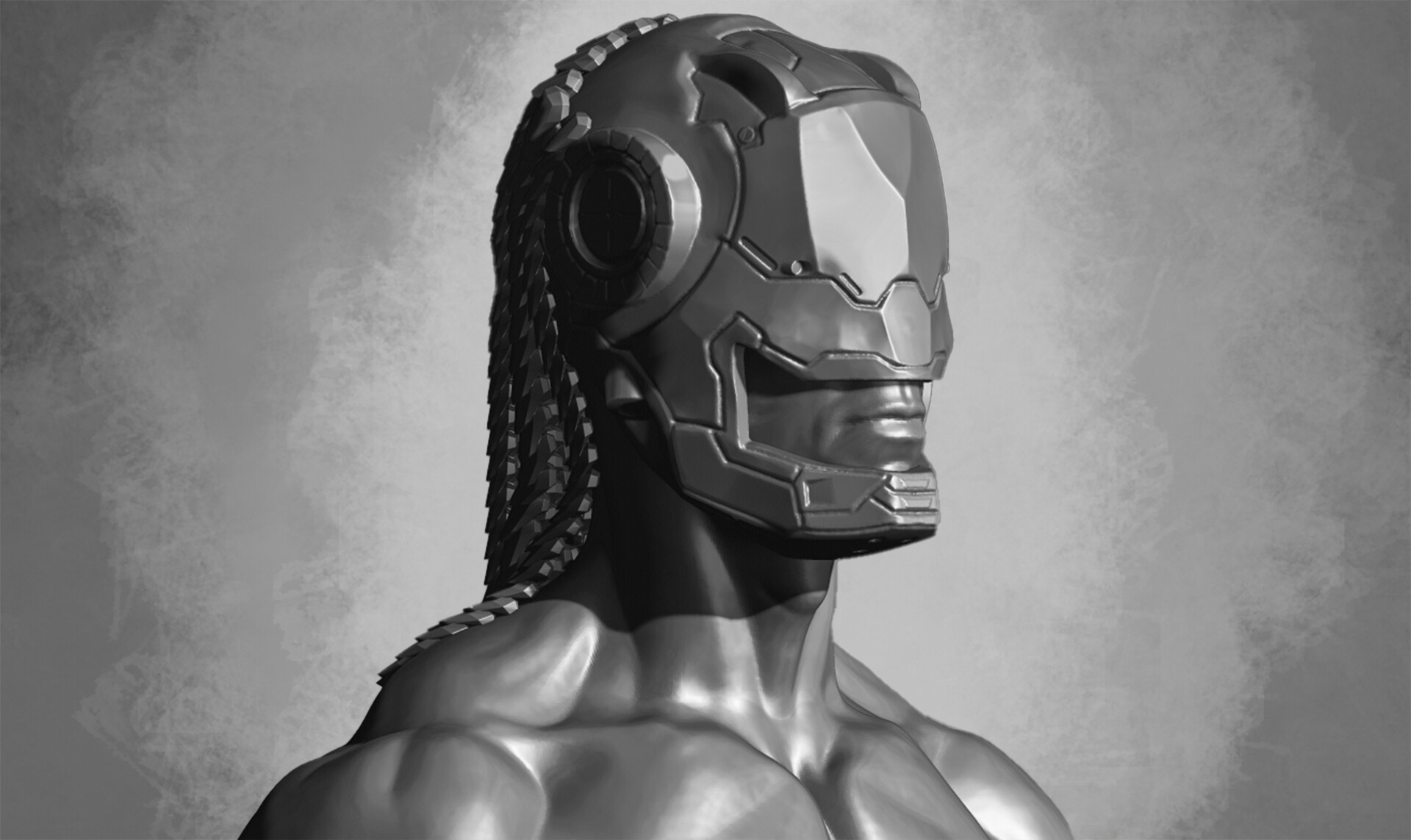 ArtStation - CyberCop Bust But In My Style