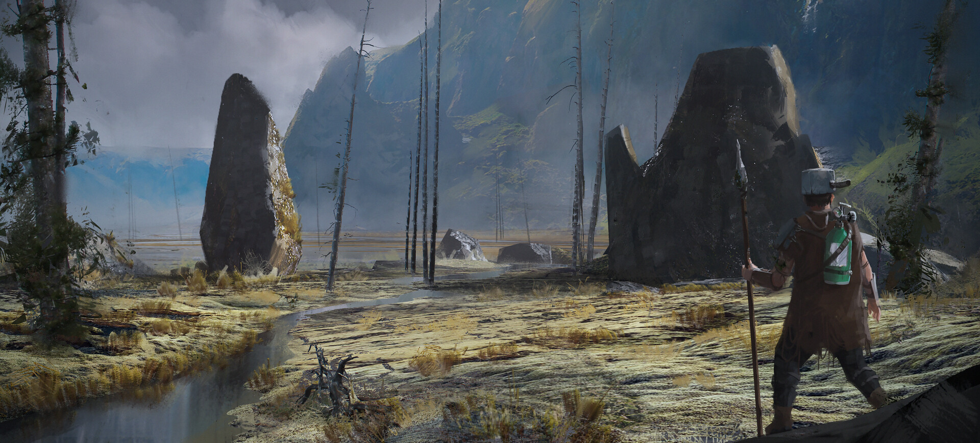 ArtStation - The Swamps Environment Concept Art