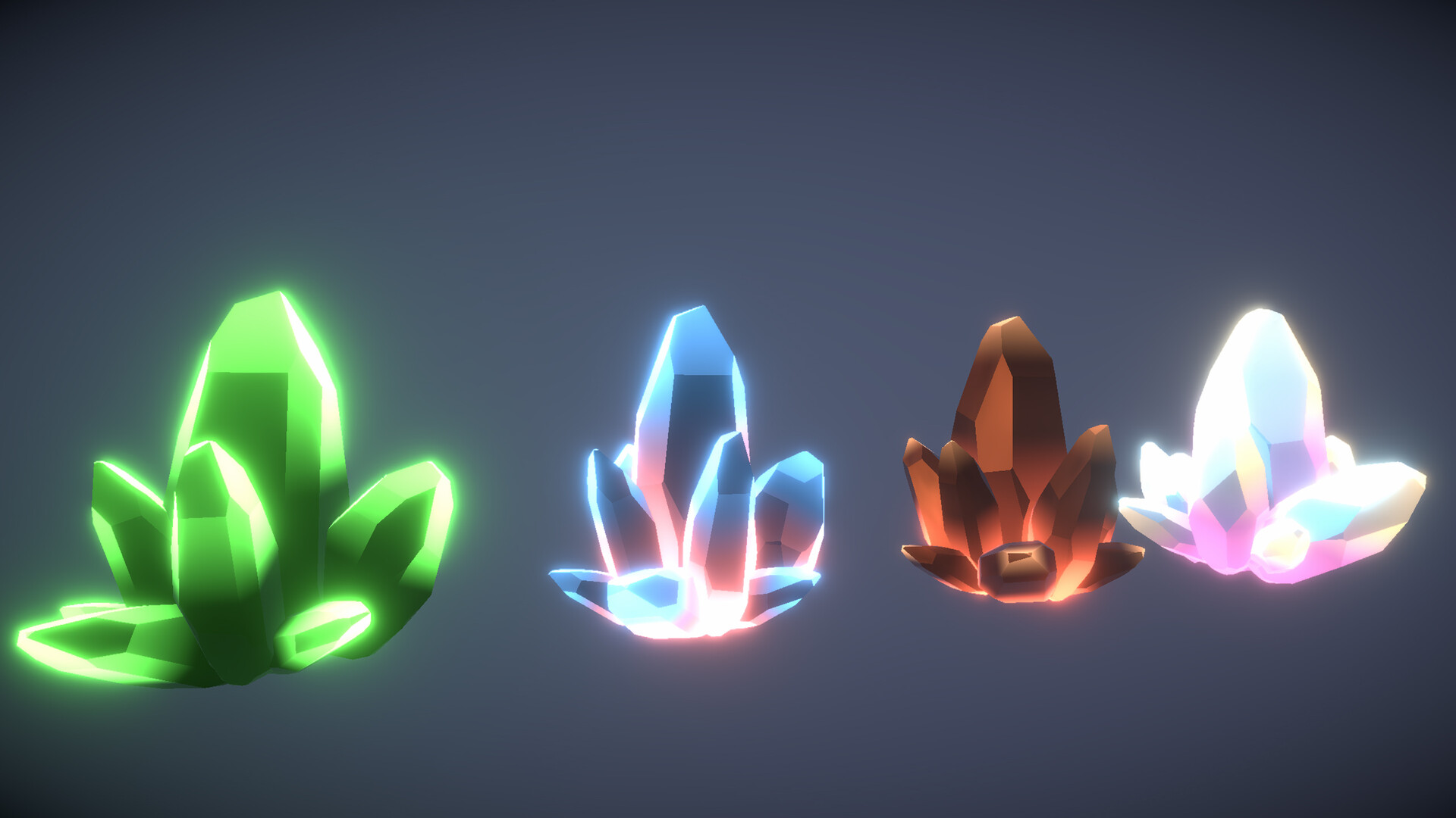 Gabriel Aguiar - Unity Shader Graph - Glowing Crystals