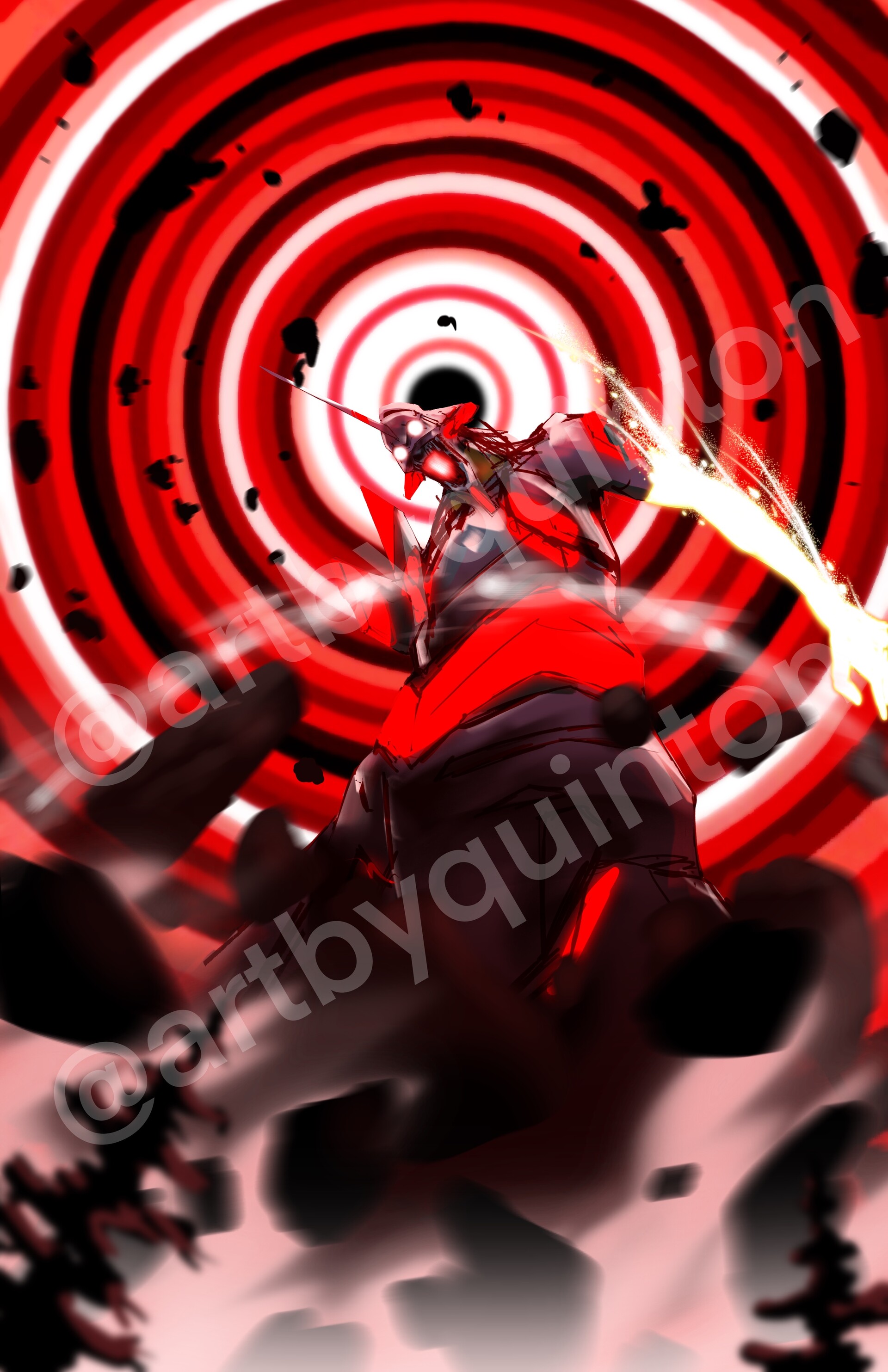 ArtStation - Evangelion Unit 01 Awaken (rough)