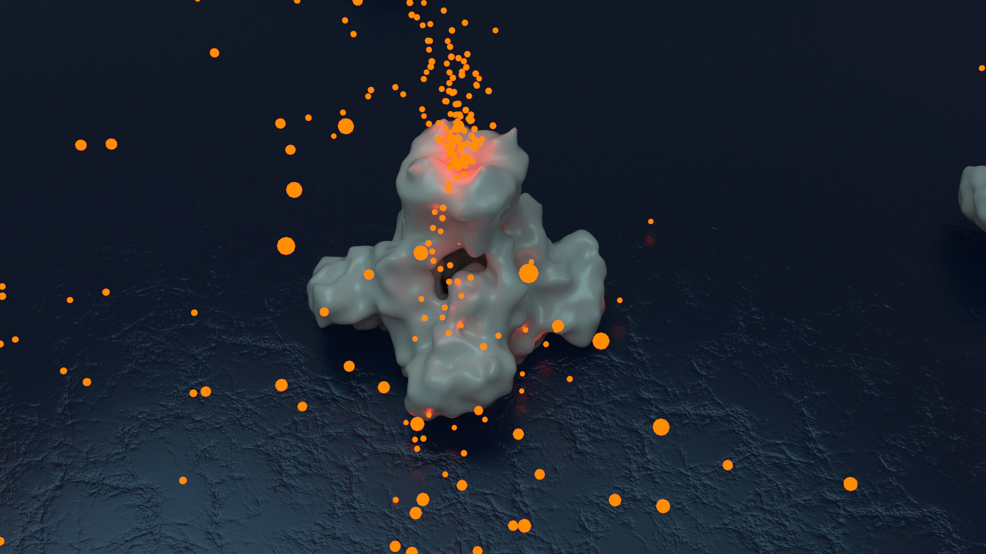 ArtStation - potassium ion channel animation process